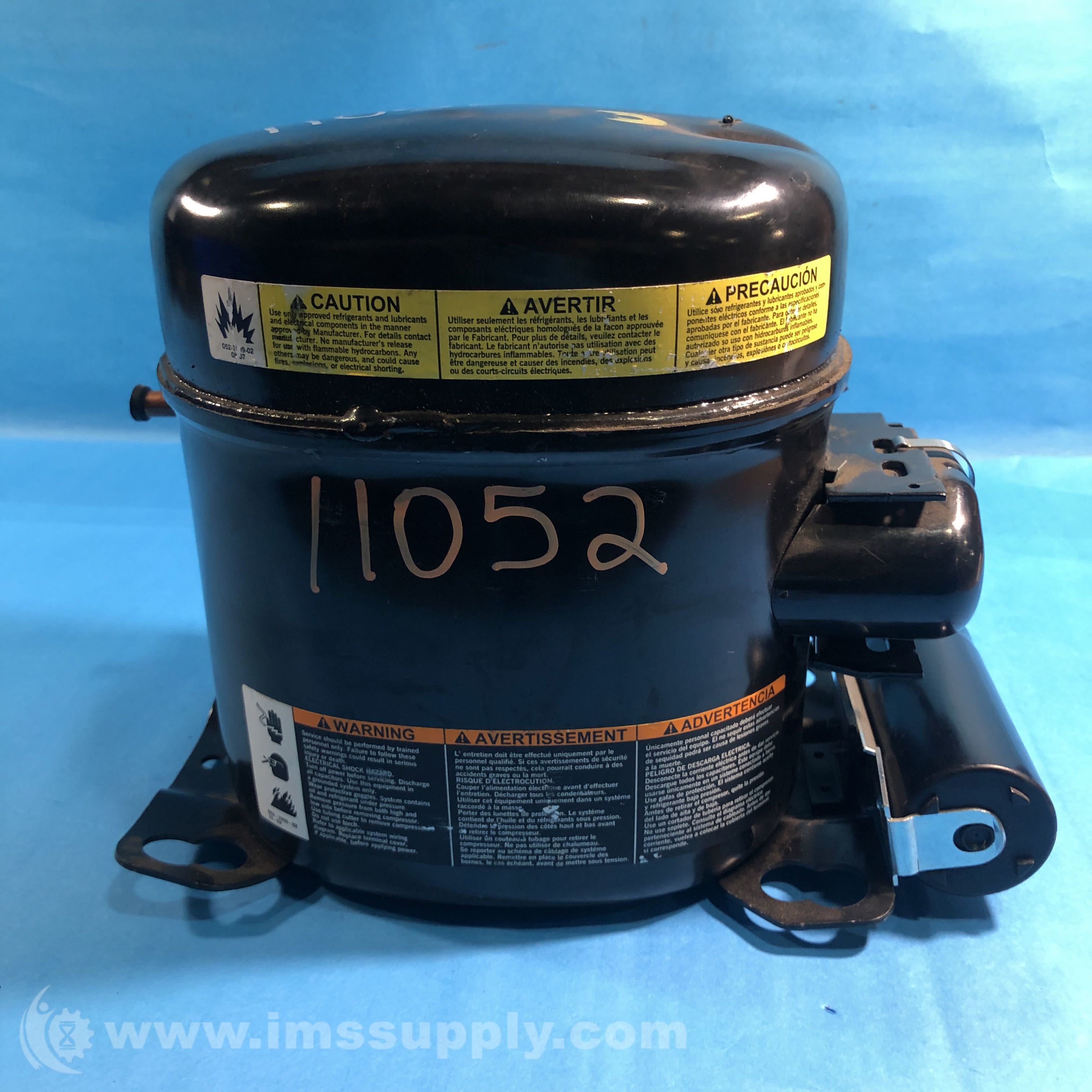 Embraco LLC T6217Z High Temperature Compressor, 208-230V - IMS Supply