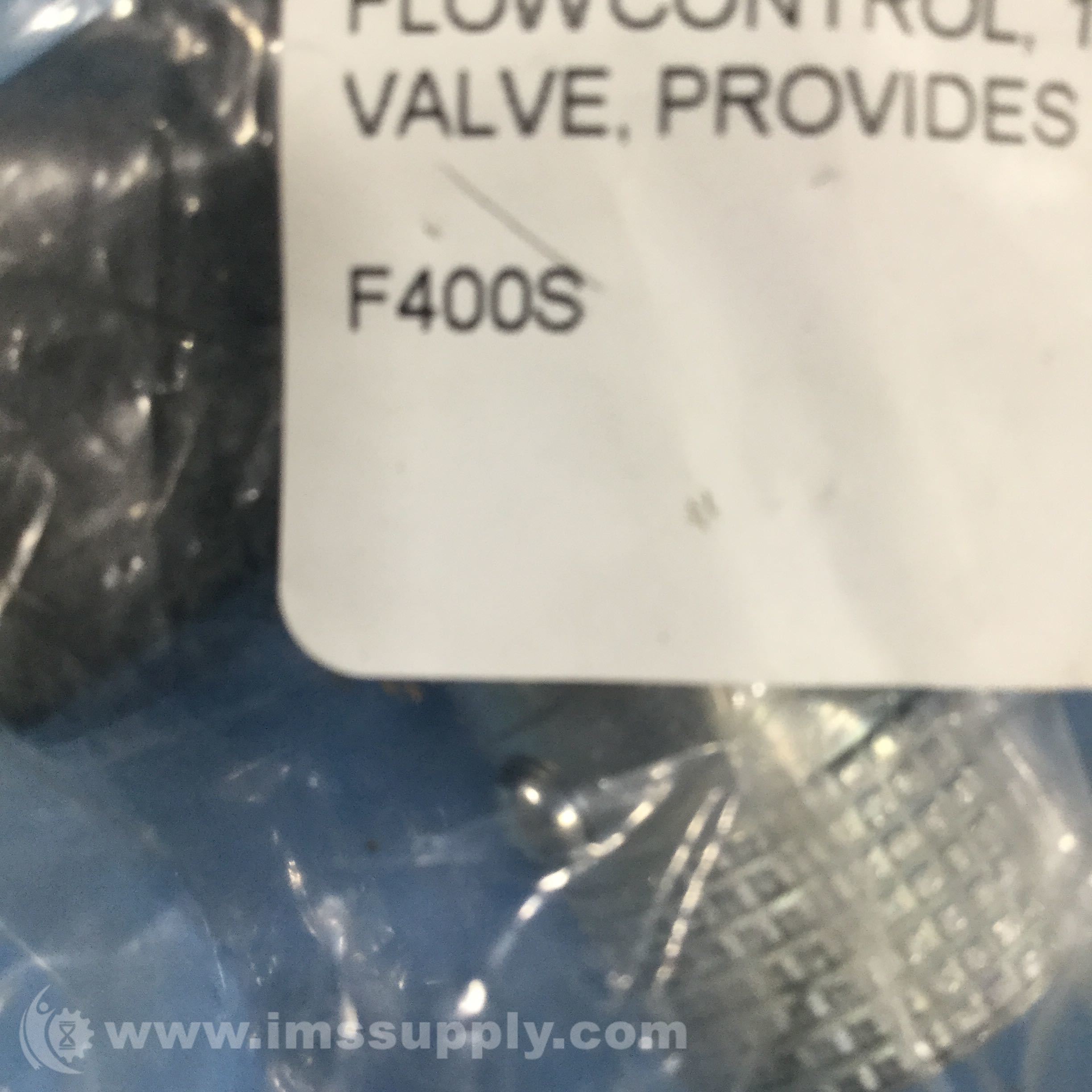 Parker F400S Flow Control Valve 1/4 NPTF - IMS Supply
