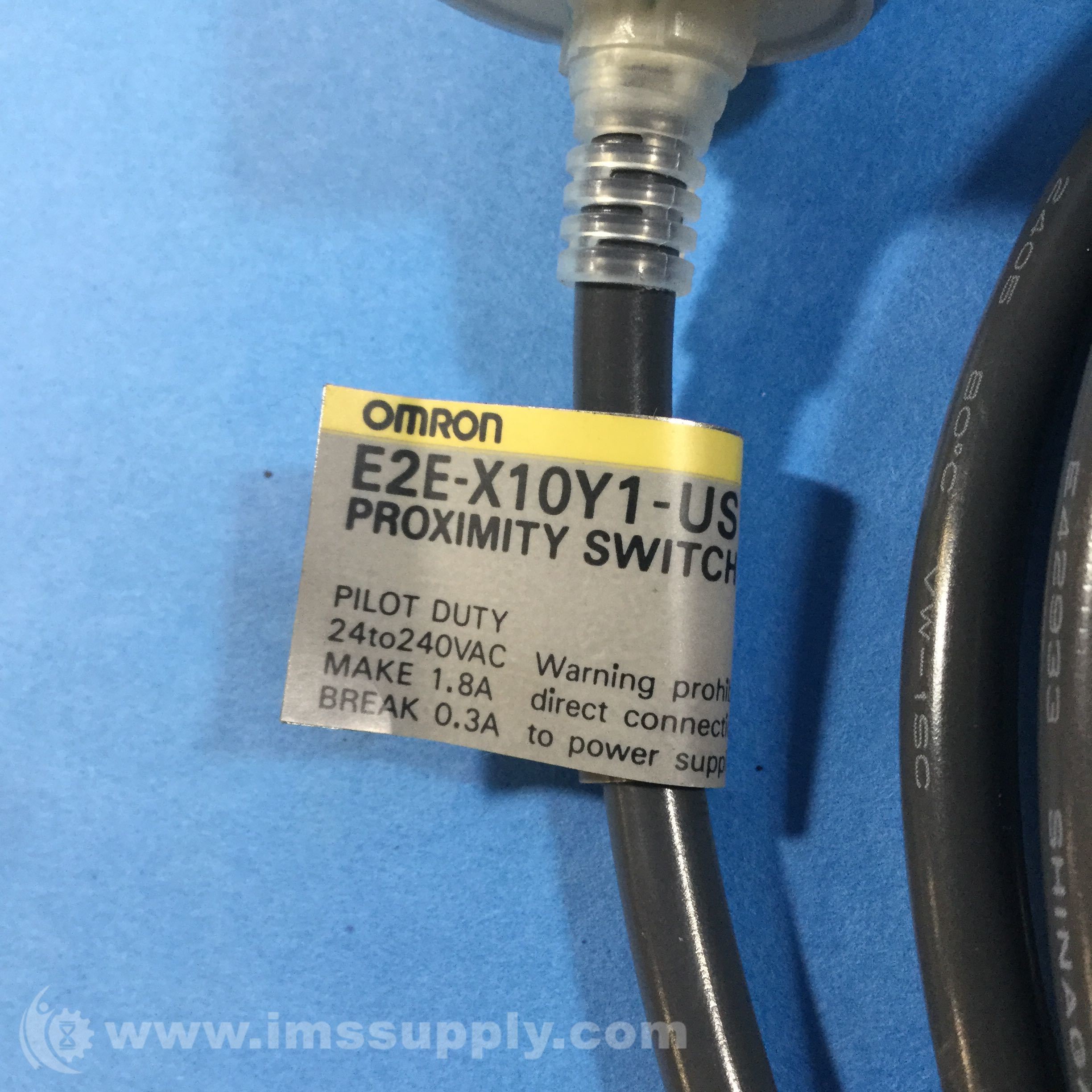 Omron E2E-X10Y1-US Sensor Proxiity Switch 24 to 240VAC - IMS Supply