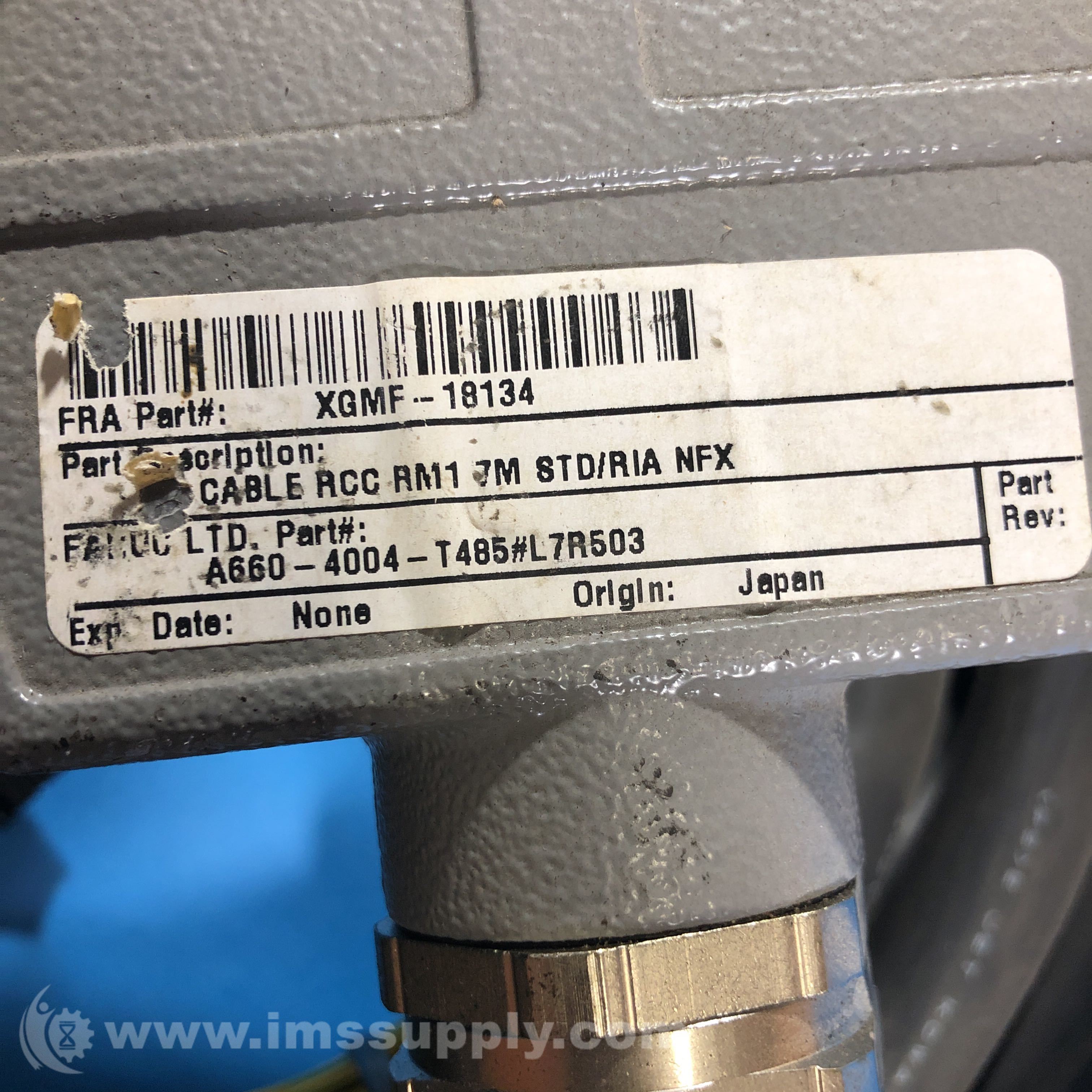 Fanuc A660-4004-T485#L7R503 XGMF-18134 Cable RCC RM1 7M - IMS Supply