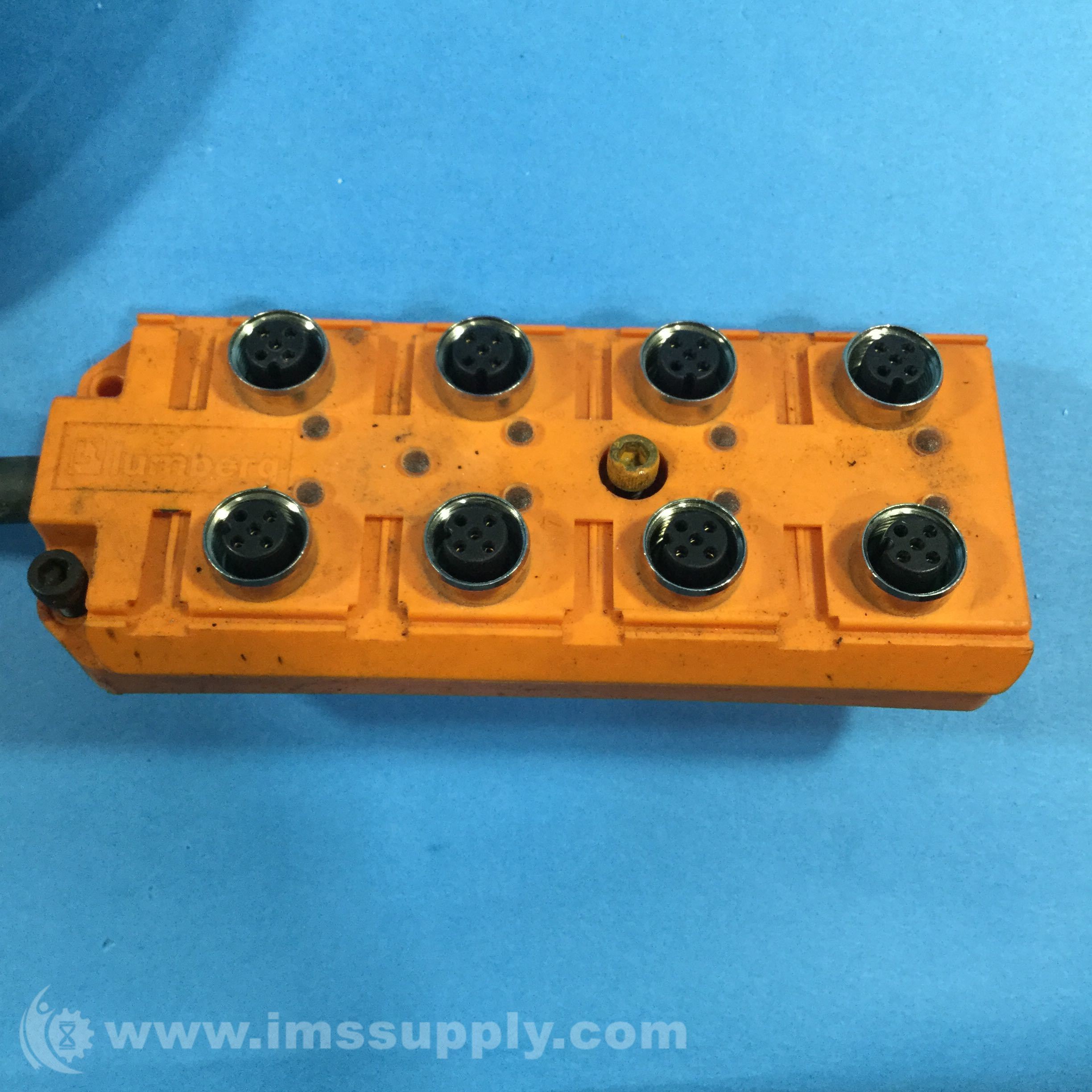 Lumberg Automation ASB 8 LED-5/4 Sensor Box, 8 Port - IMS Supply