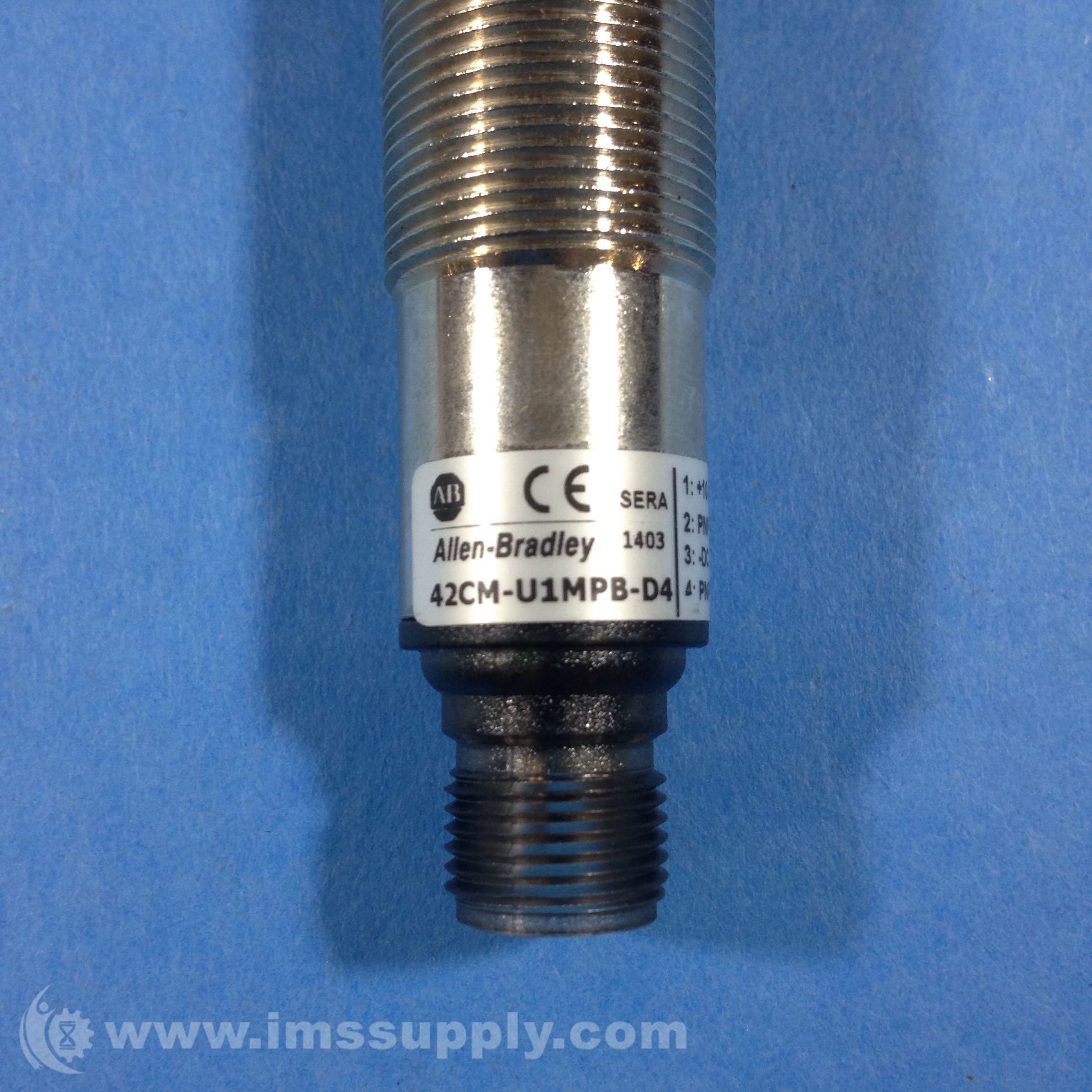 Allen Bradley 42CM-U1MPB-D4 PhotoSwitch Photoelectric Sensor - IMS Supply