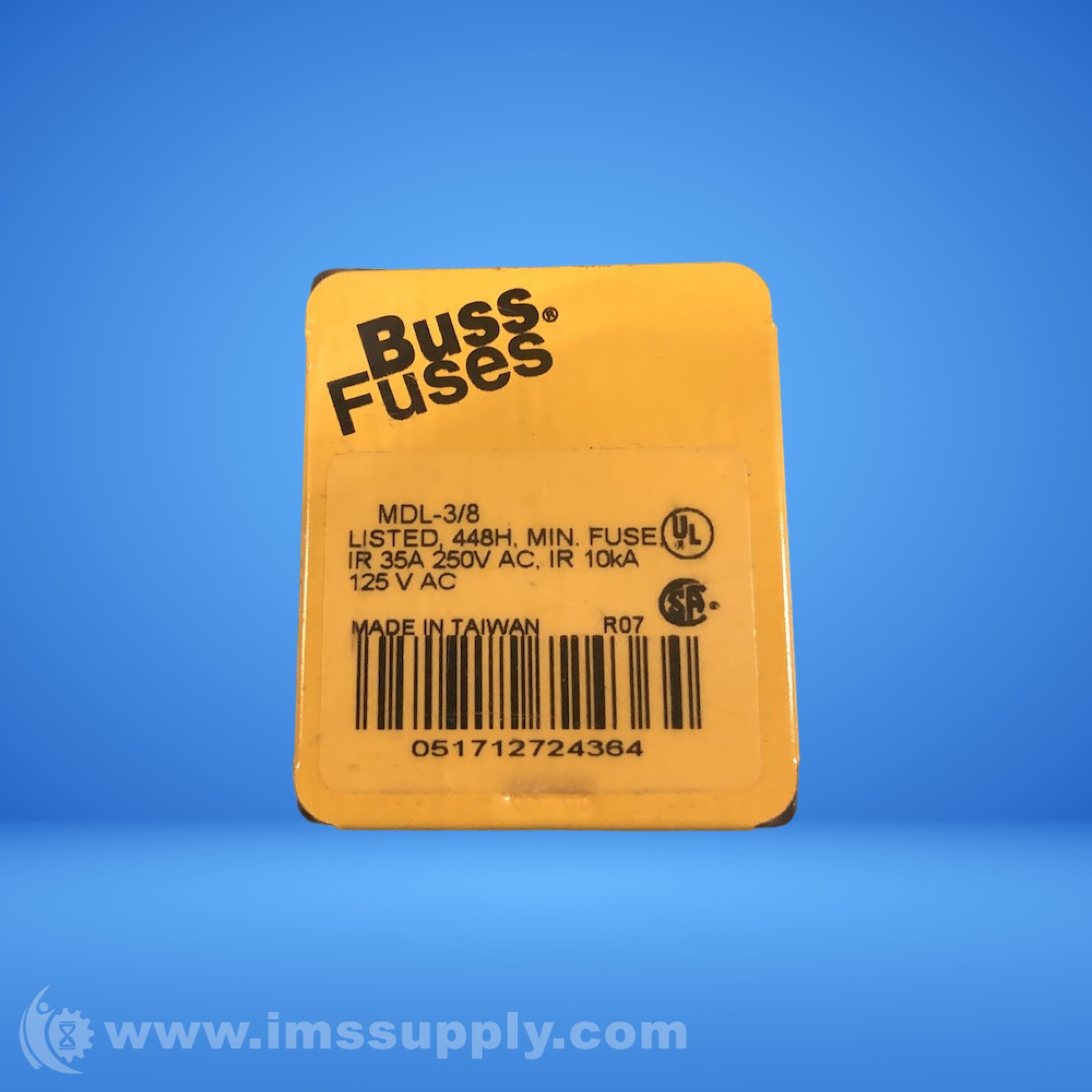 Cooper Bussmann MDL-3/8 - IMS Supply