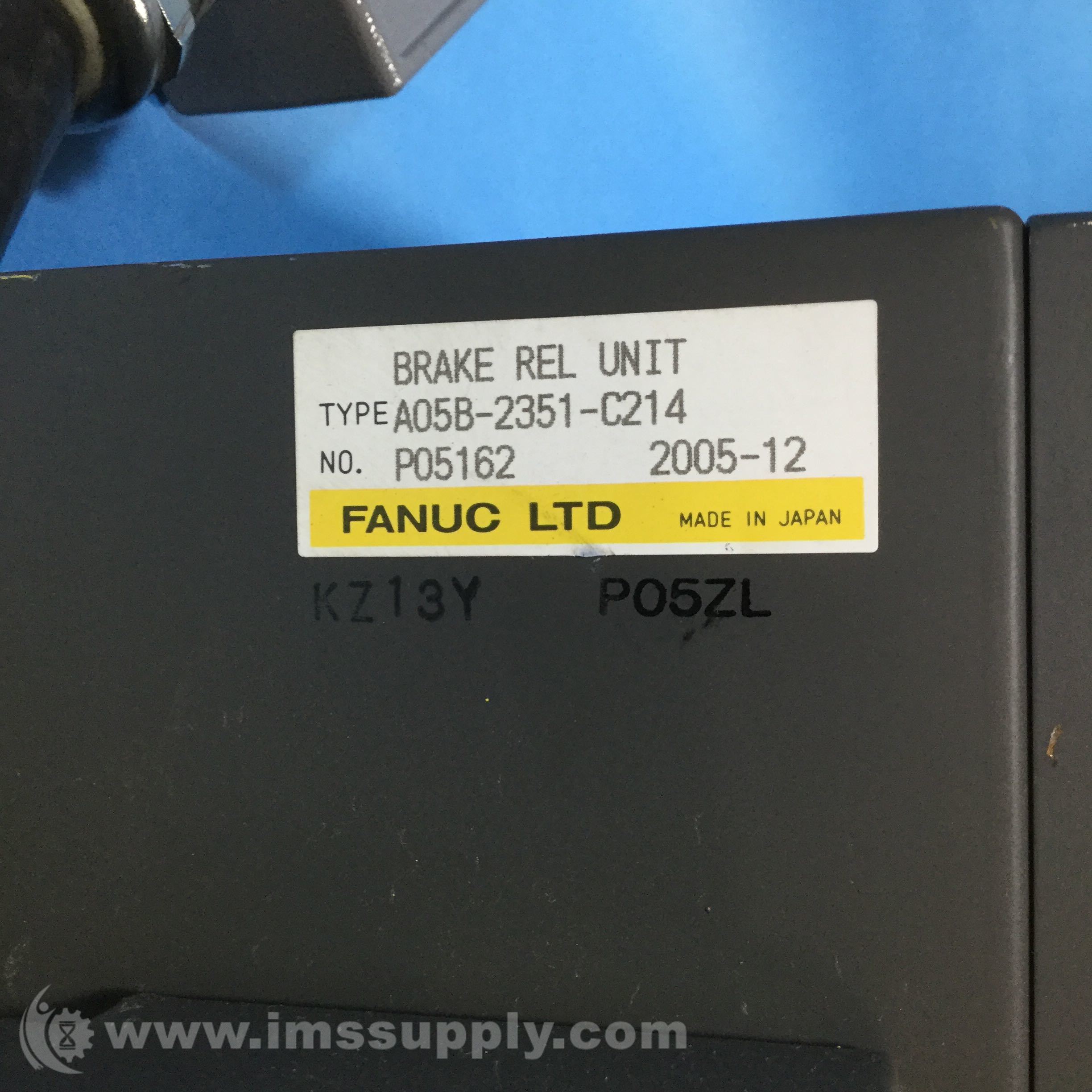 Fanuc A05B-2351-C214 Robotic Break Release Unit - IMS Supply
