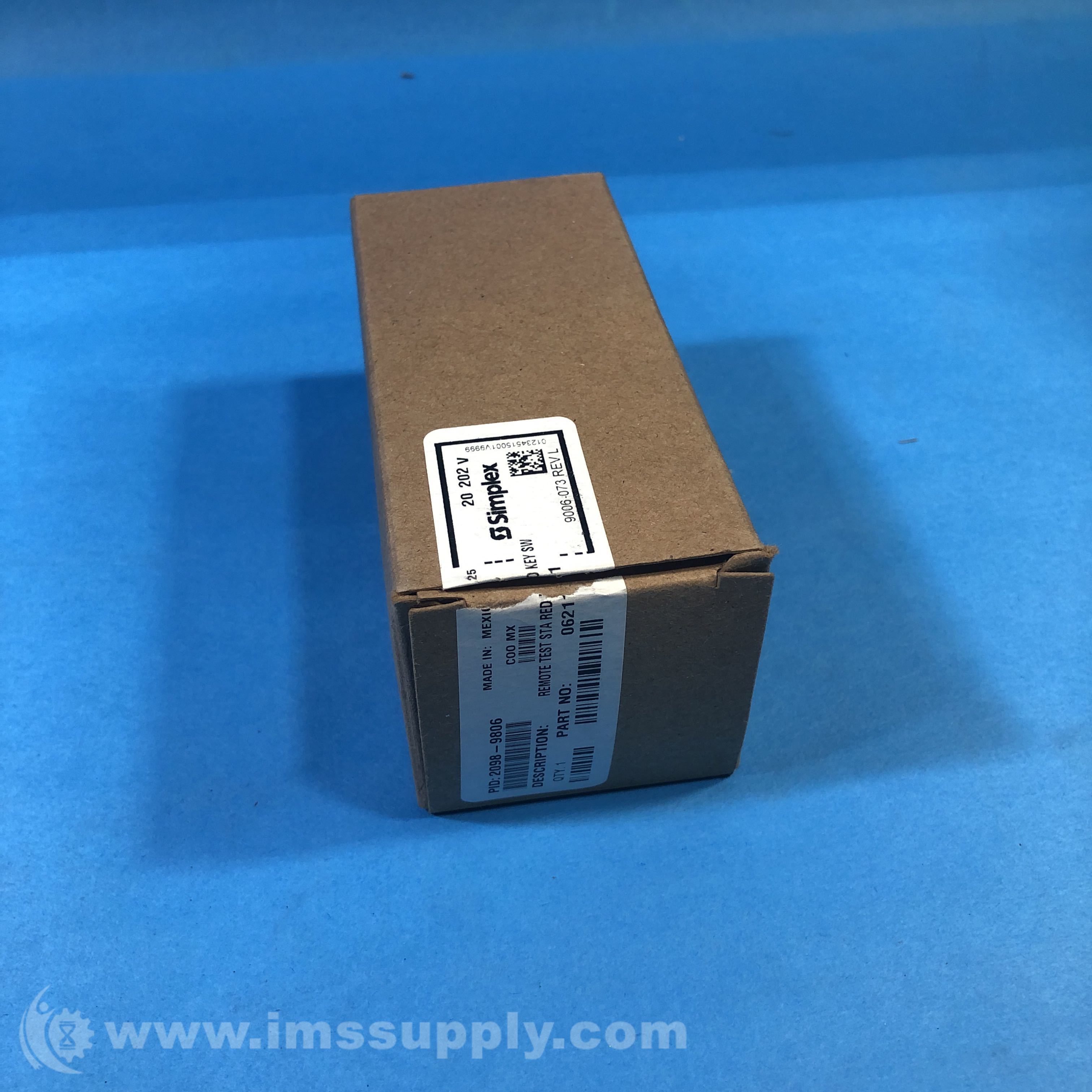 Simplex 2098-9806 Remote Indicator Key Switch - IMS Supply