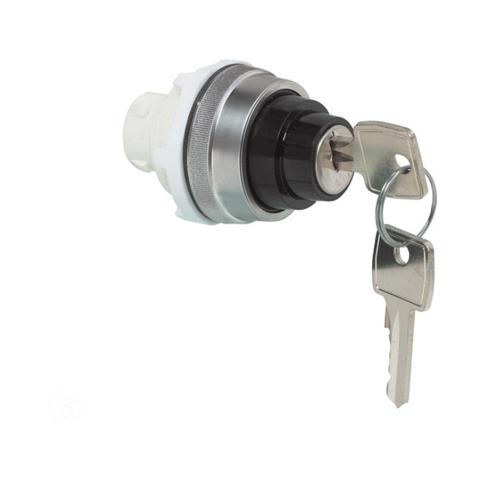 Baco Controls T11LD00-1E10 30mm 2 Pos Mom Key Sw Chrome Bezel - IMS Supply