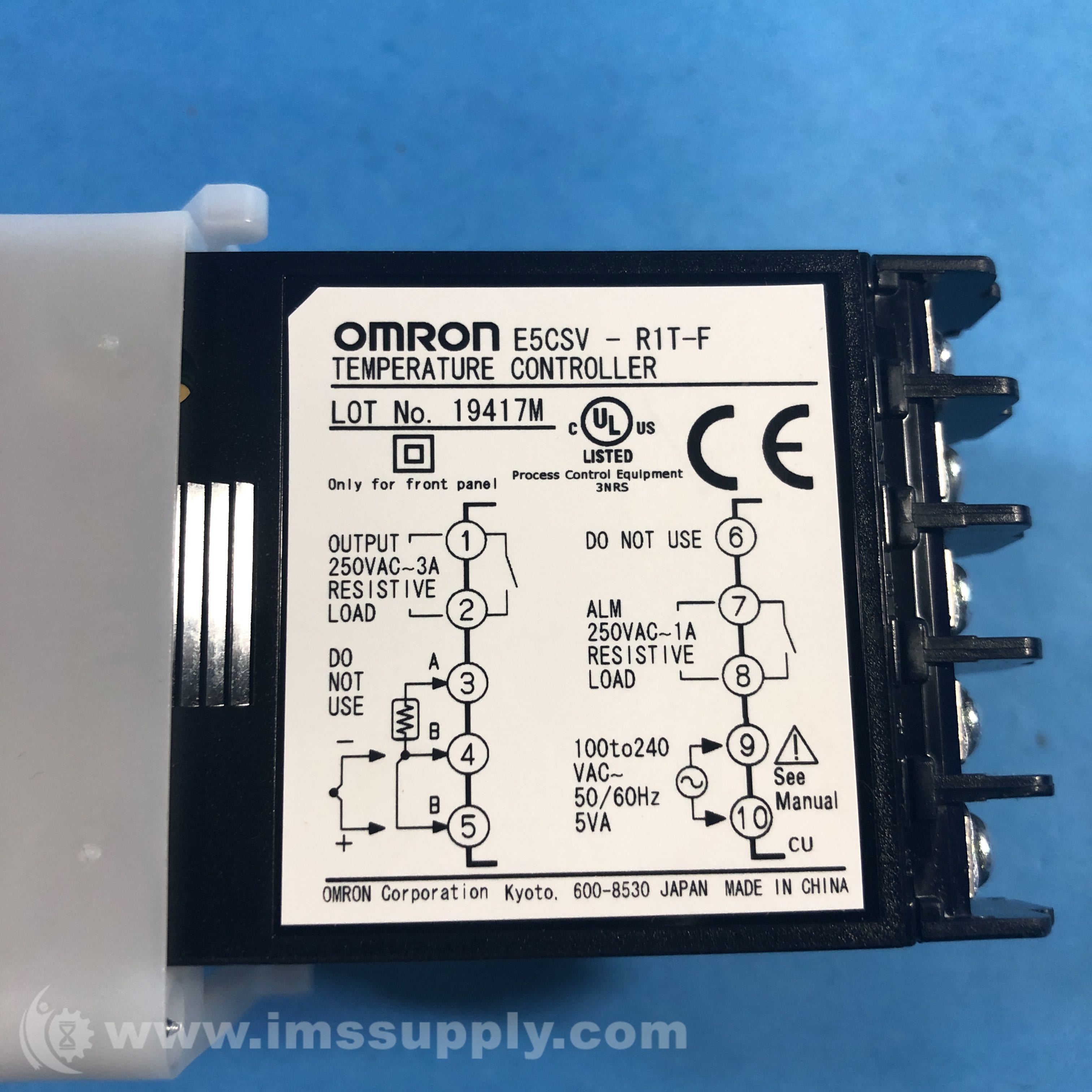 Omron E5CSV-RIT-F Temperature Controller - IMS Supply