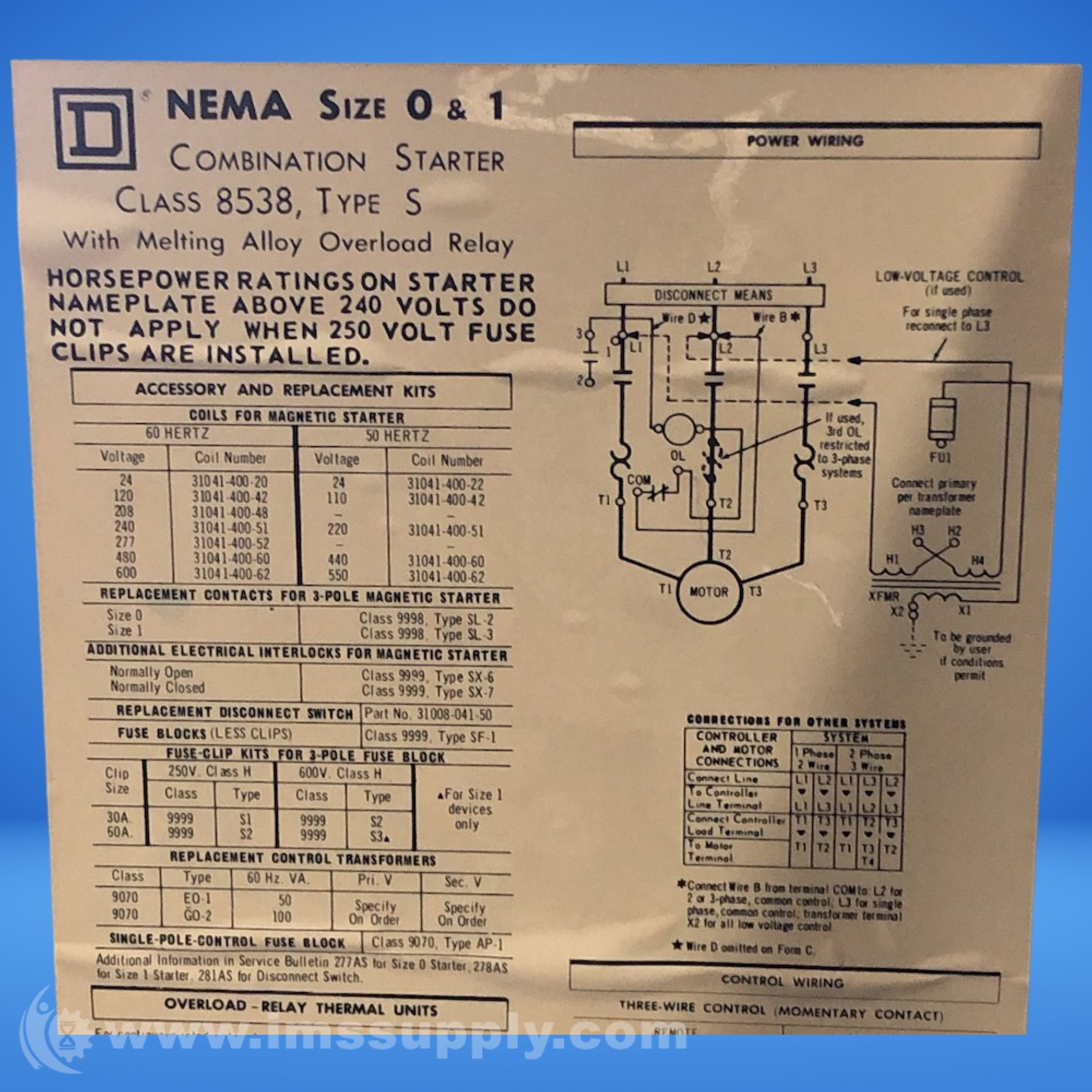Square D SCG-12 - IMS Supply
