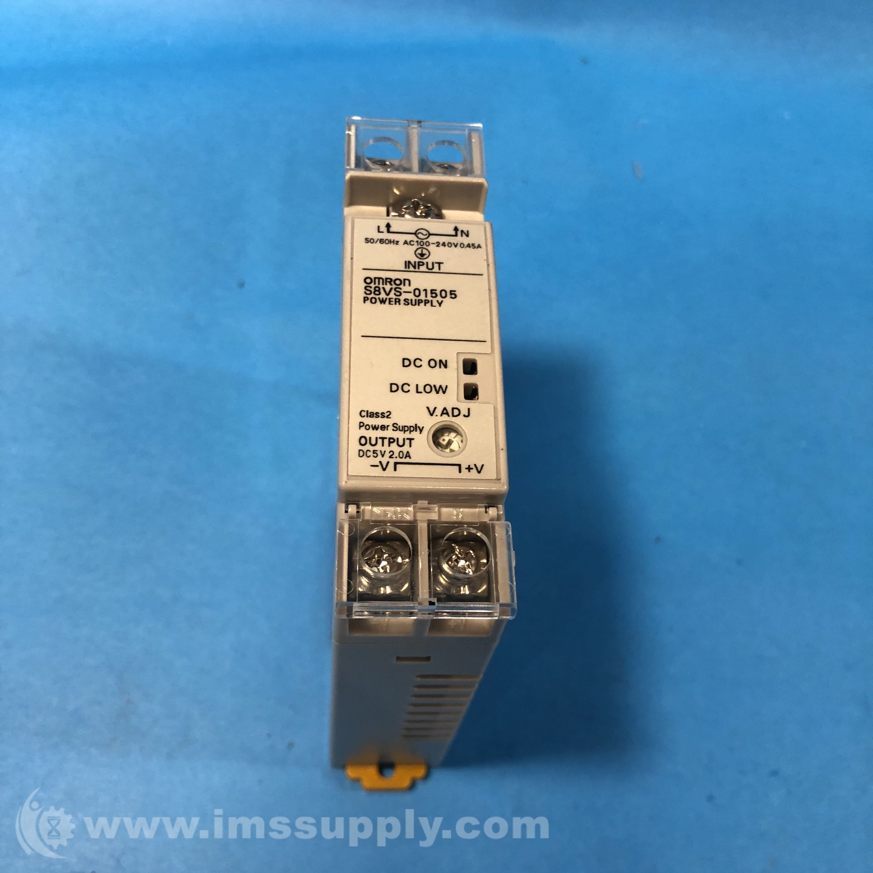Omron S8VS-01505 Switching Power Supply, Plastic Case - IMS Supply