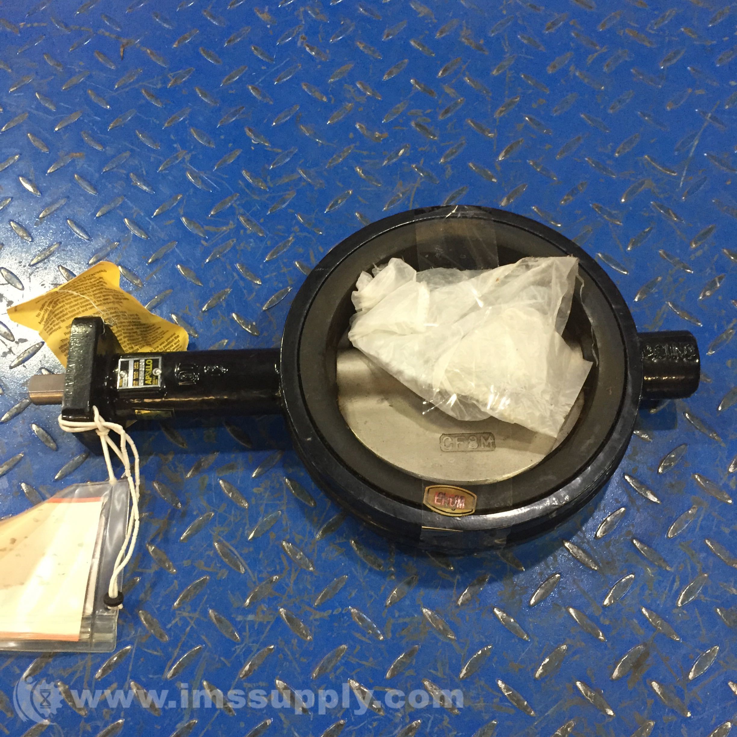 Apollo WD141 6 inch Wafer Iron Butterfly Valve - IMS Supply
