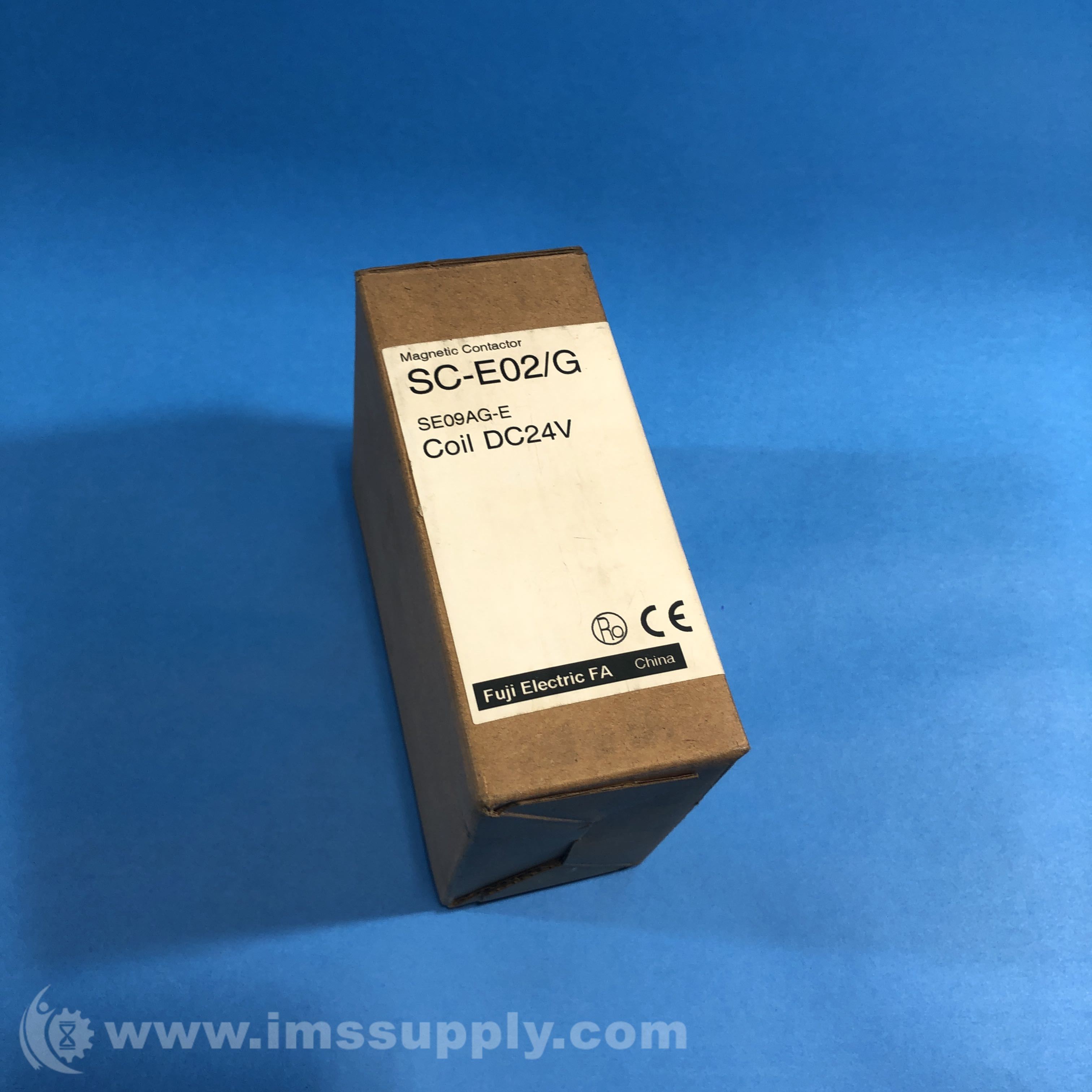 Fuji Electric SC-E02/G-24VDC Magnetic Contactor Straight Wire - IMS Supply