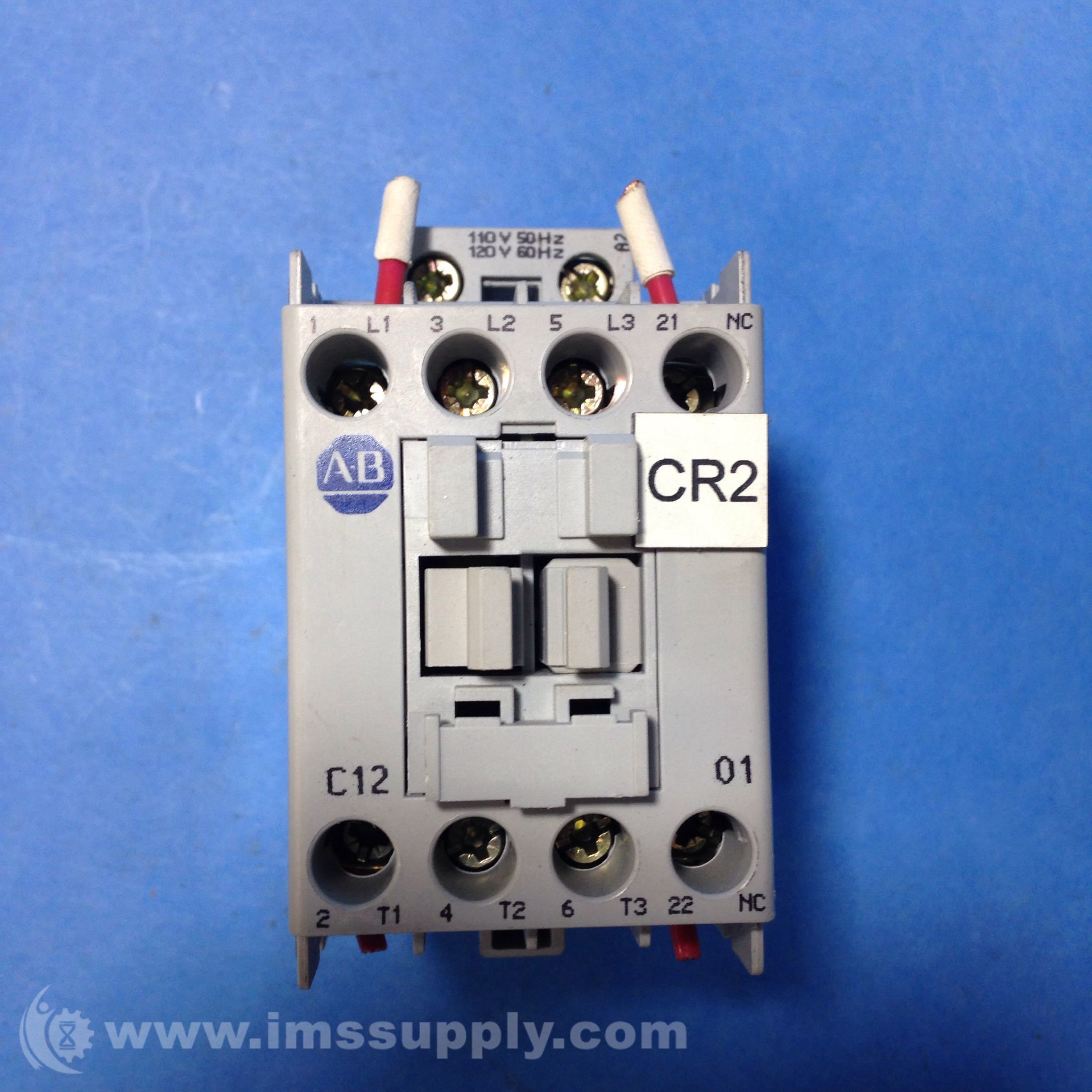Allen Bradley 100-C12-01 Contactor 24V 50/60HZ - IMS Supply