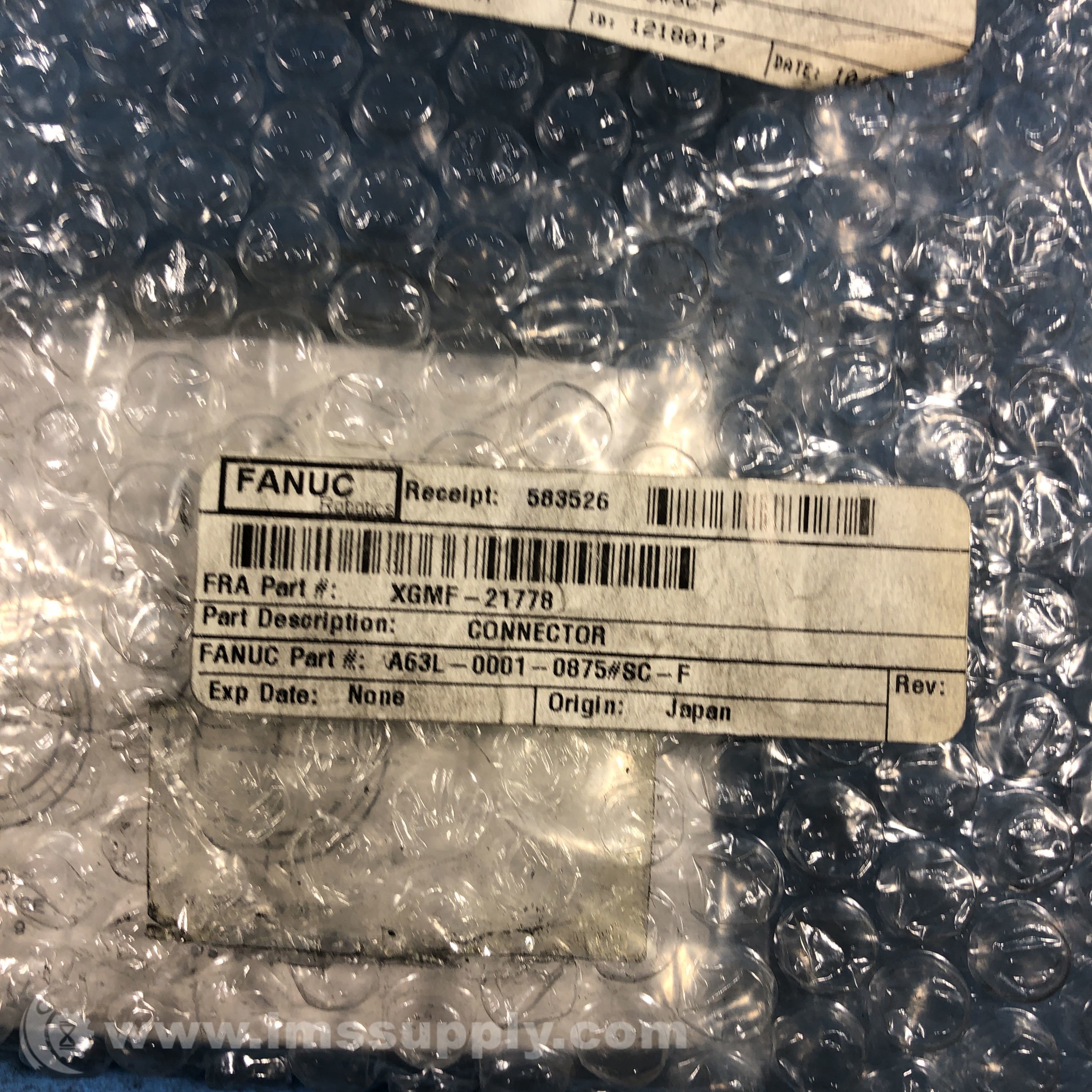 Fanuc A63L-0001-0875 Connector, Axis 4 Motor - IMS Supply