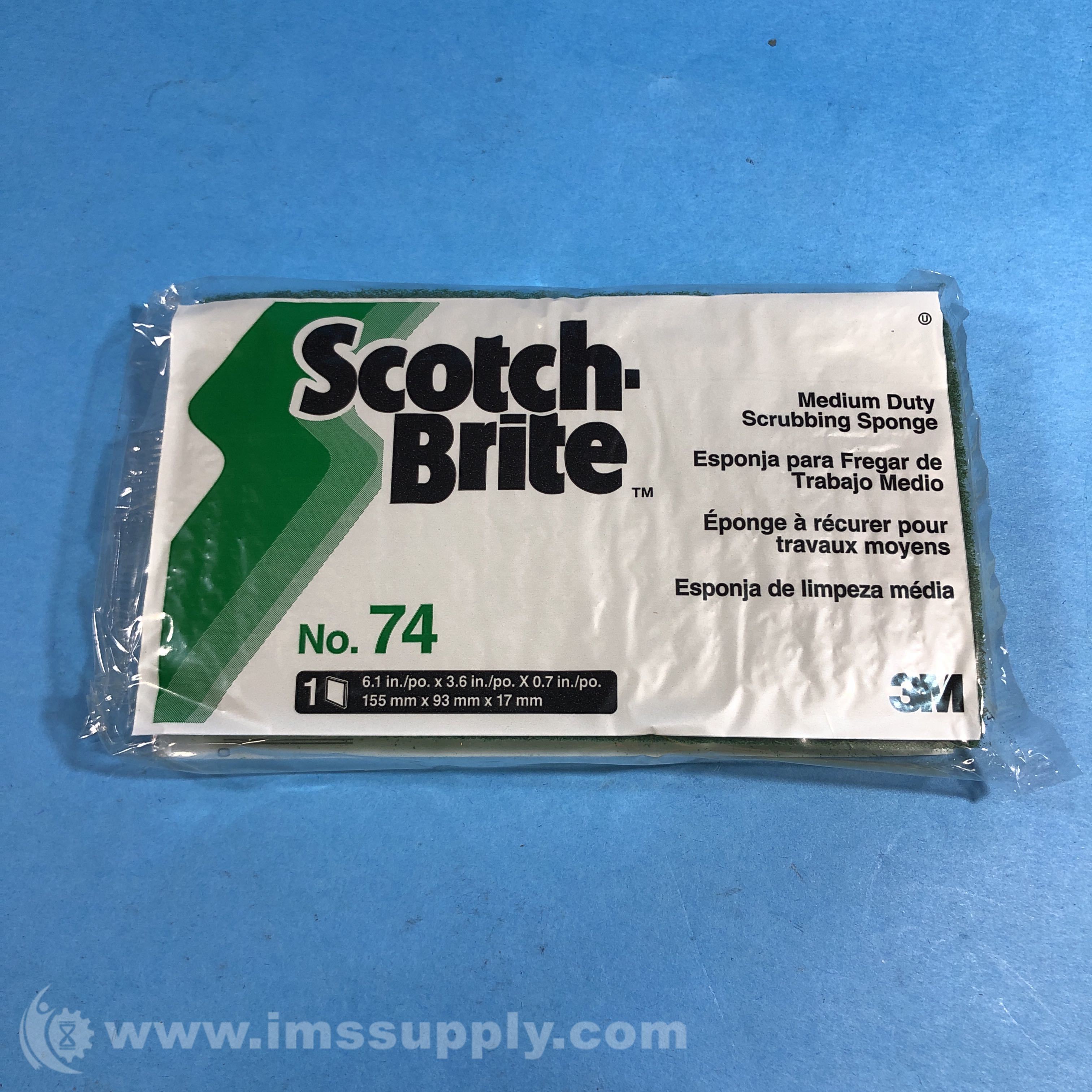 Scotch-Brite 74 Medium Duty Scrub Sponge - IMS Supply