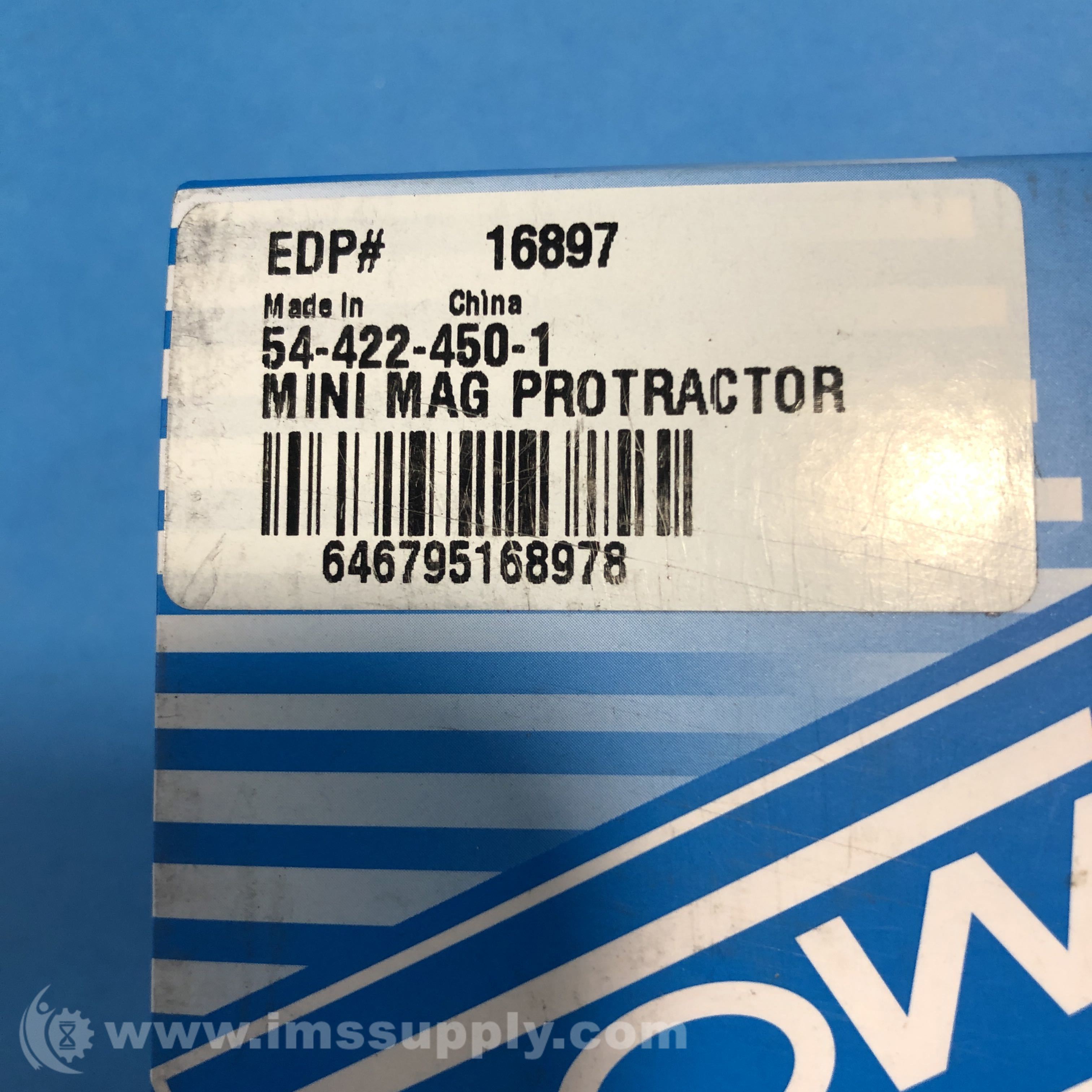 Fowler 54-422-450-1 Mini-mag Protractor - IMS Supply