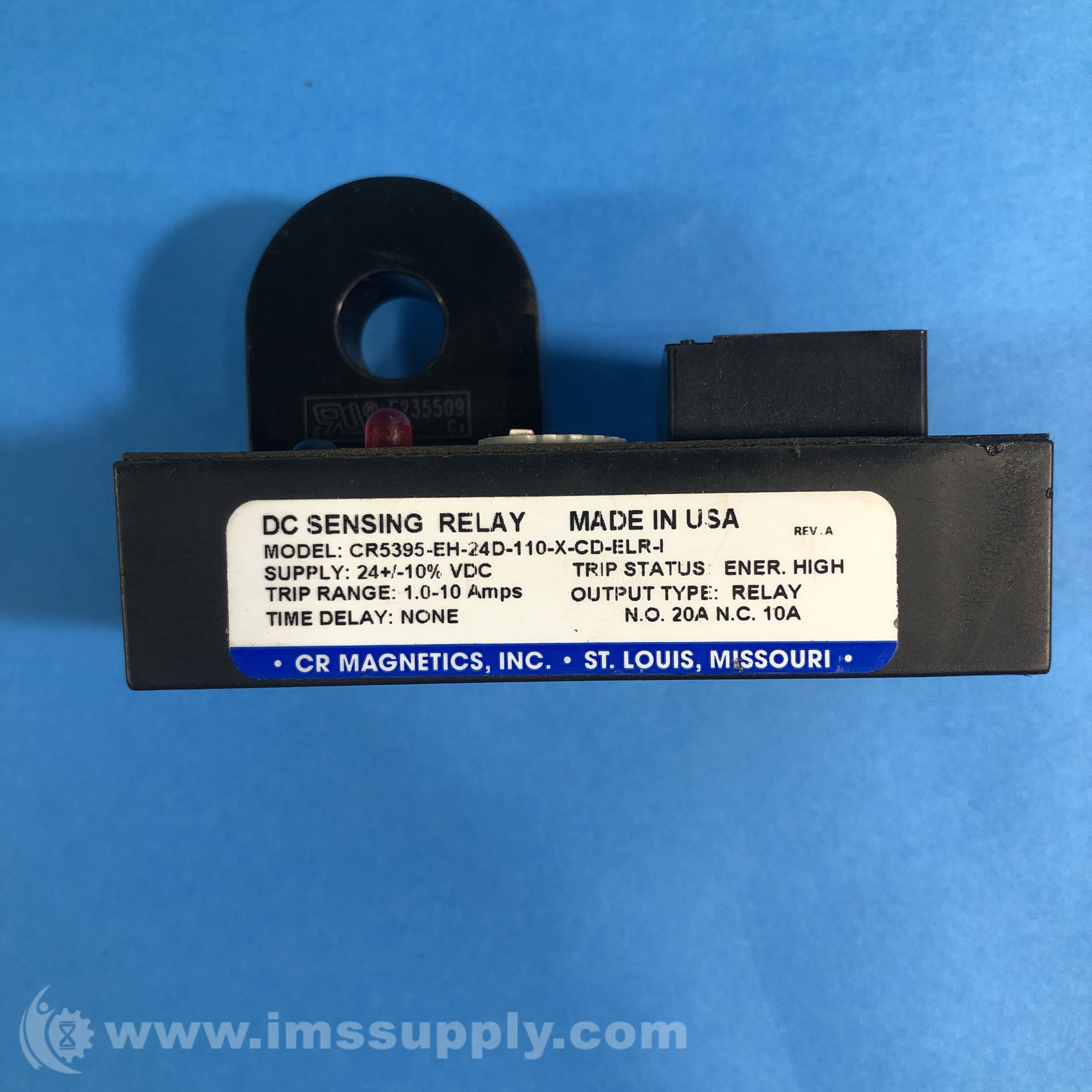 Cr Magnetics CR5395-EH-24D-110-X-CD-ELR-I Current Sensing Relay - IMS ...