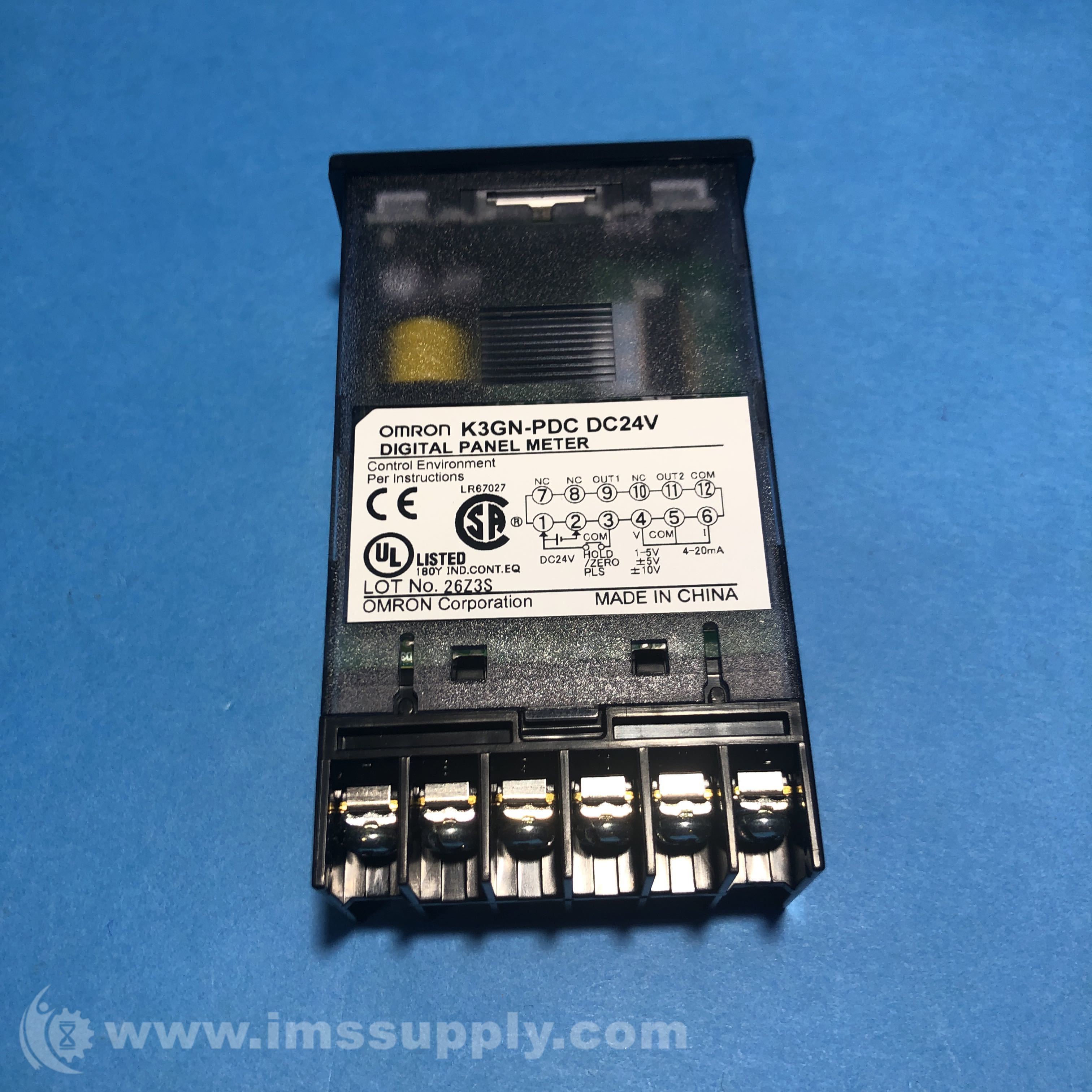 Omron K3GN-PDC DC24V Digital Panel Meter - IMS Supply