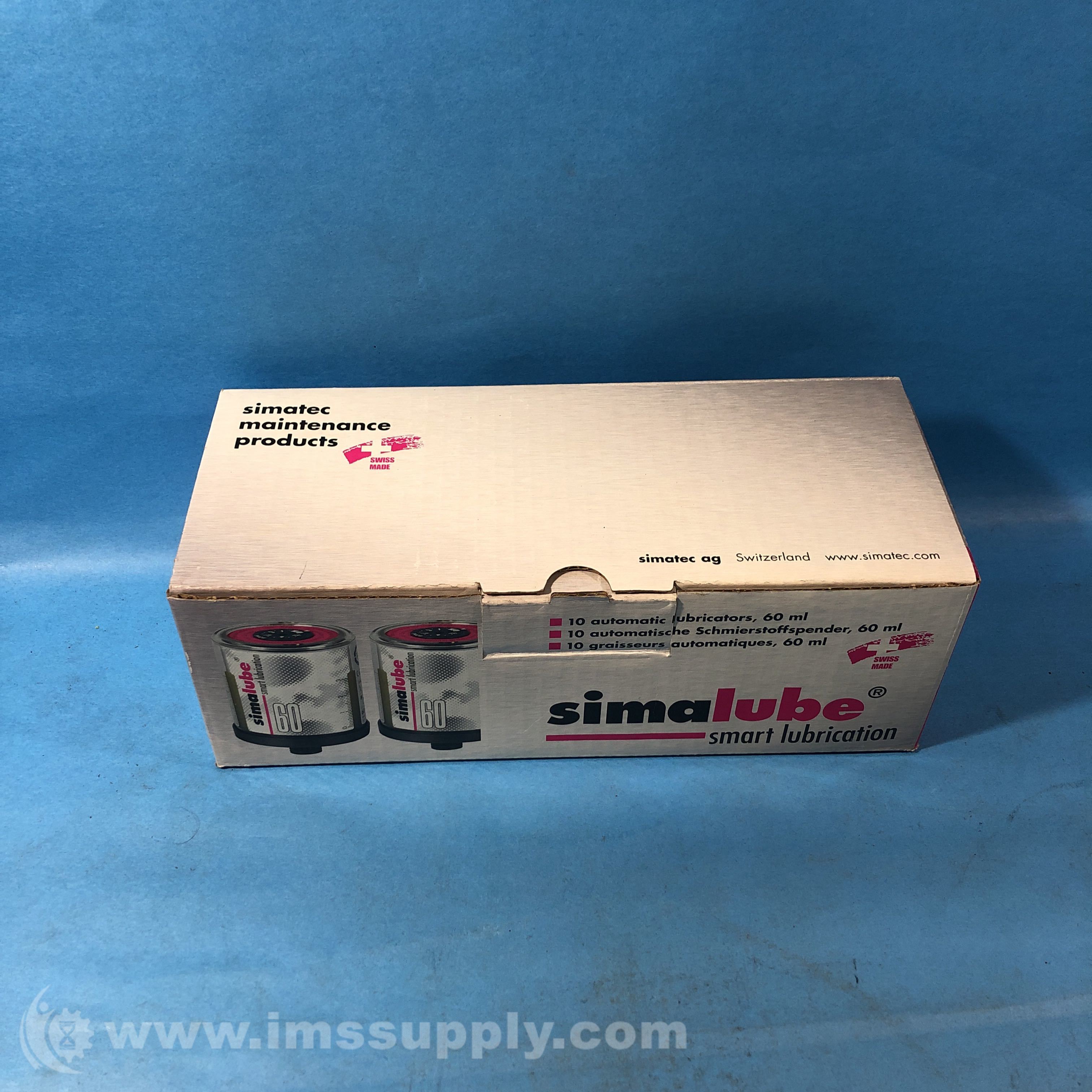 Simatec SIMA SL00-60 Box of 10 Lubricant - IMS Supply