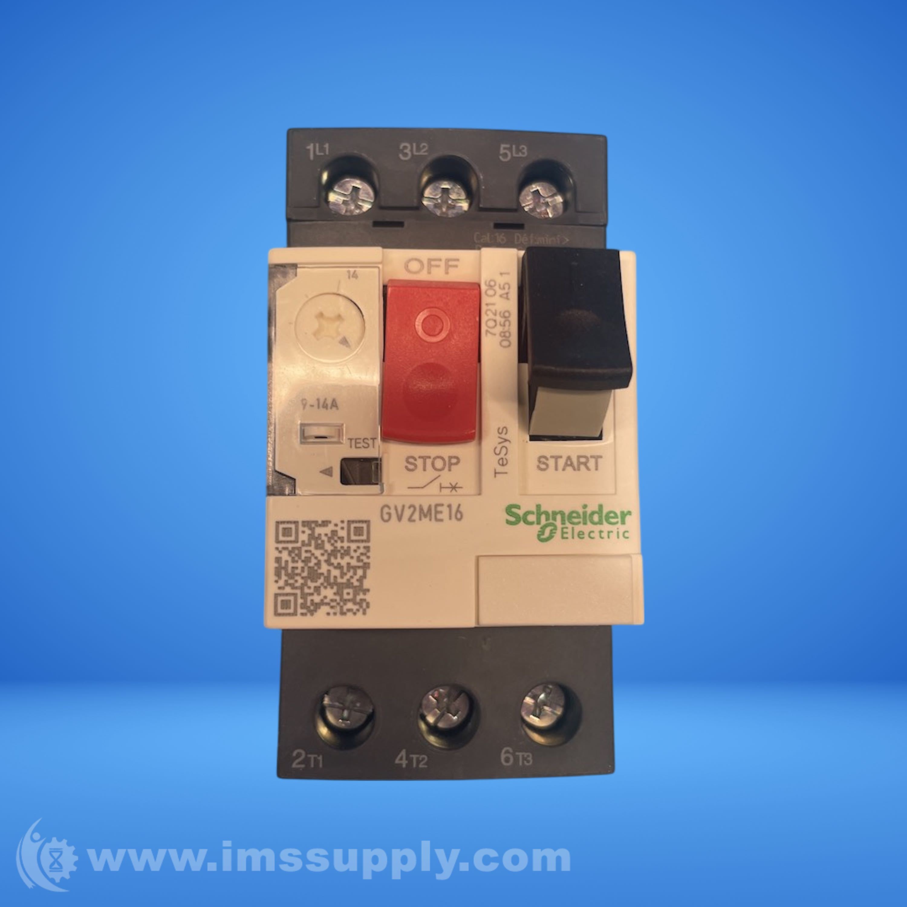 Schneider Electric GV2ME16 Motor Circuit Breaker, 9-14A - IMS Supply