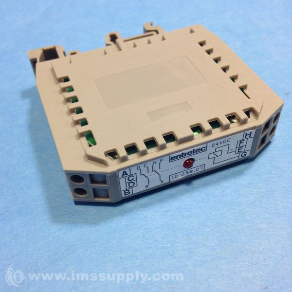 Entrelec 10-059-07 Relay Interface 5AMP 24VDC - IMS Supply