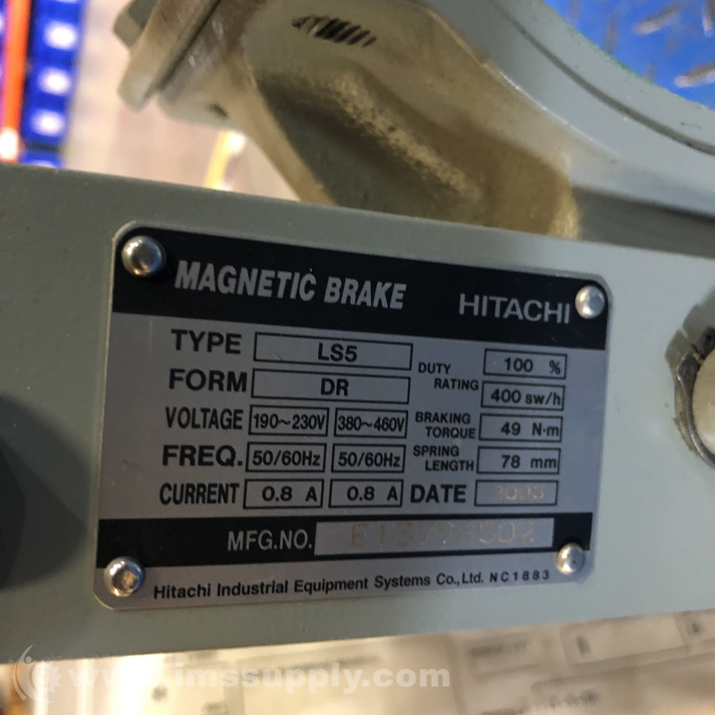Hitachi LS5-DR Magnetic Brake - IMS Supply