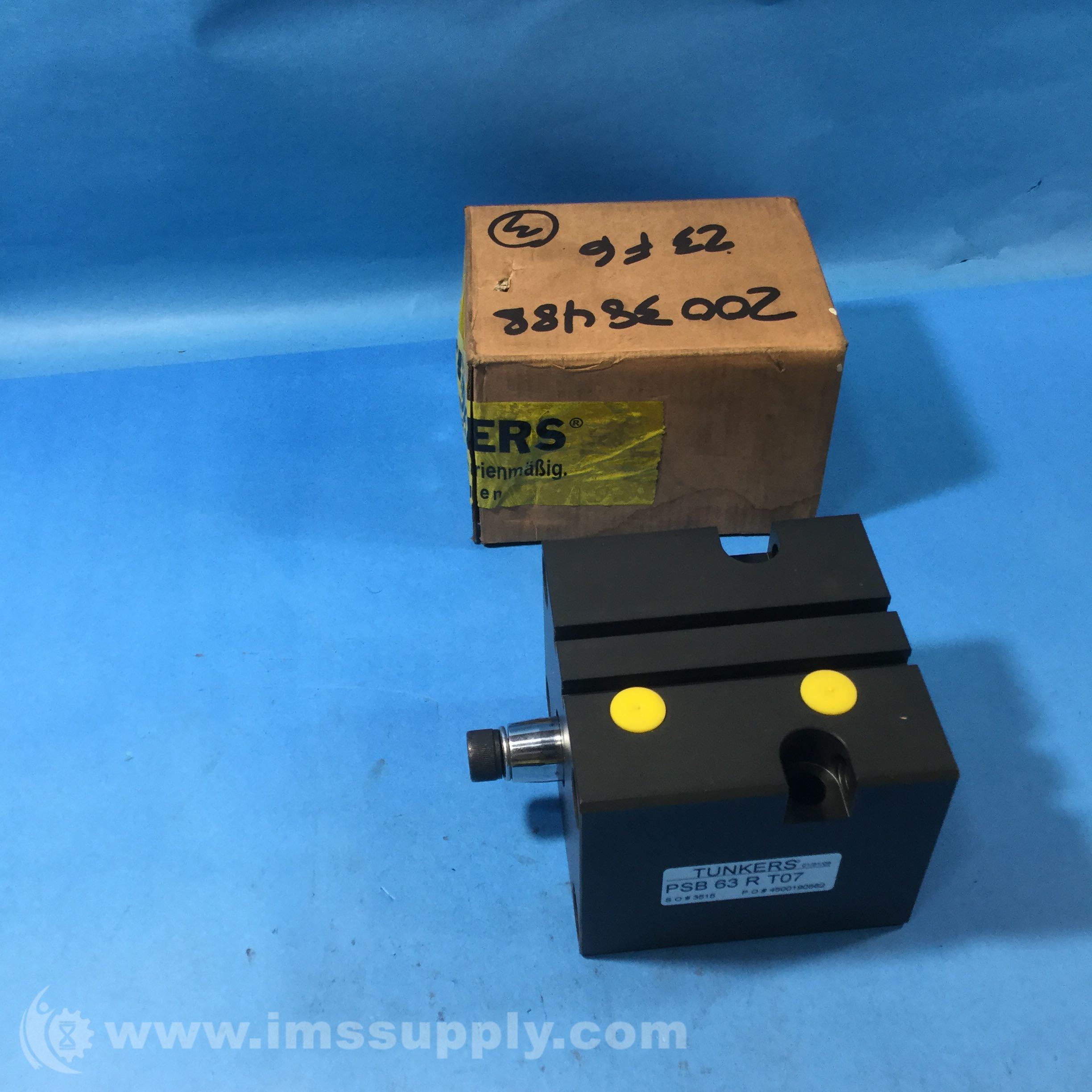 Tunkers PSB 63 R T07 Pneumatic Swivel Clamp Block - IMS Supply