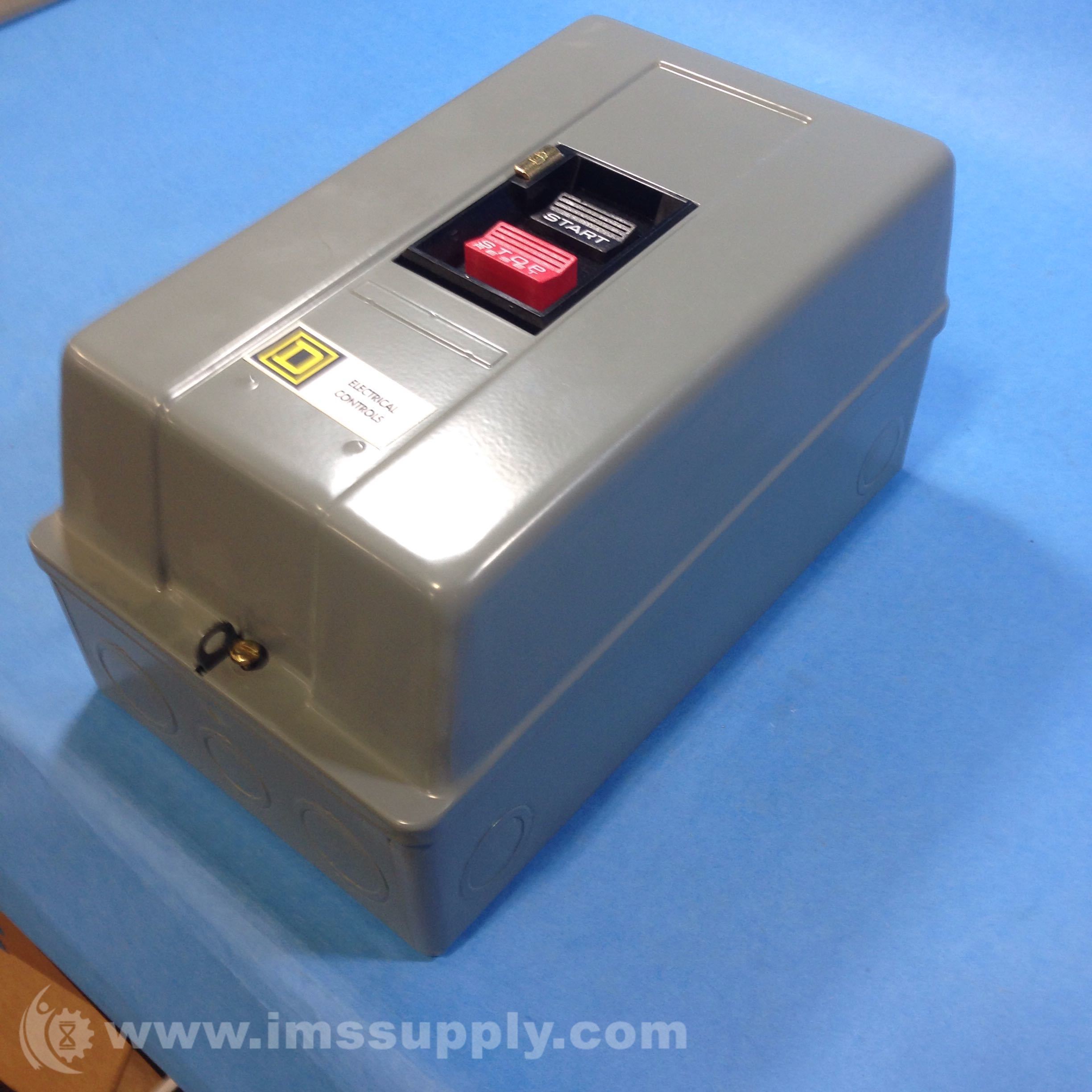 Square D 2510-MCG2 Manual Motor Starter, NEMA, 16A, 600VAC - IMS Supply