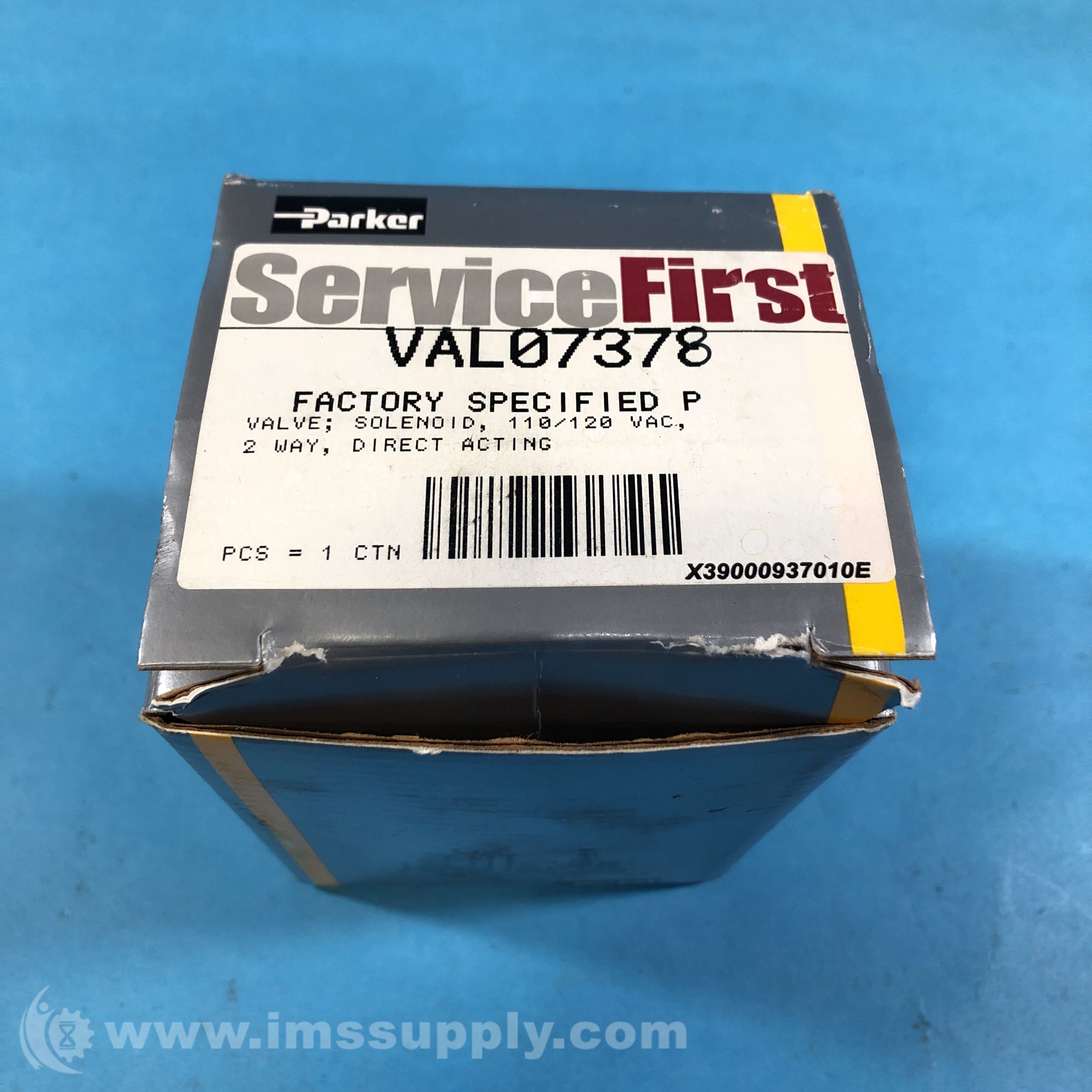 Parker VAL07378 General Purpose Solenoid Valve, 04F20C1E08ACF4E05 - IMS ...