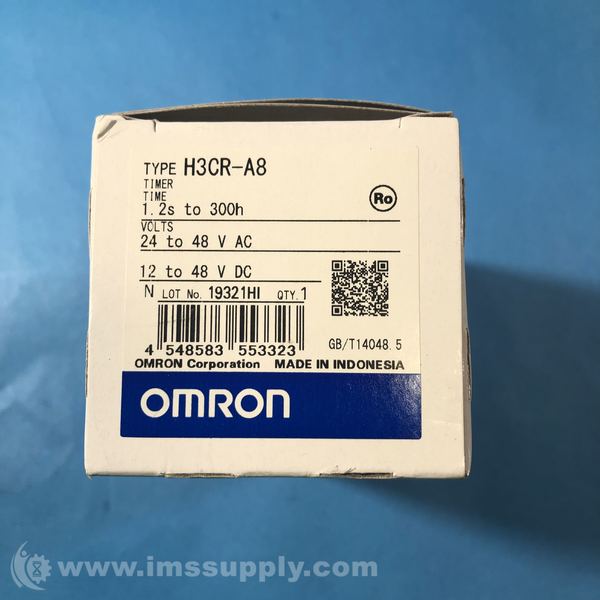 Omron H3CR-A8 Analog Solid State Timers - IMS Supply
