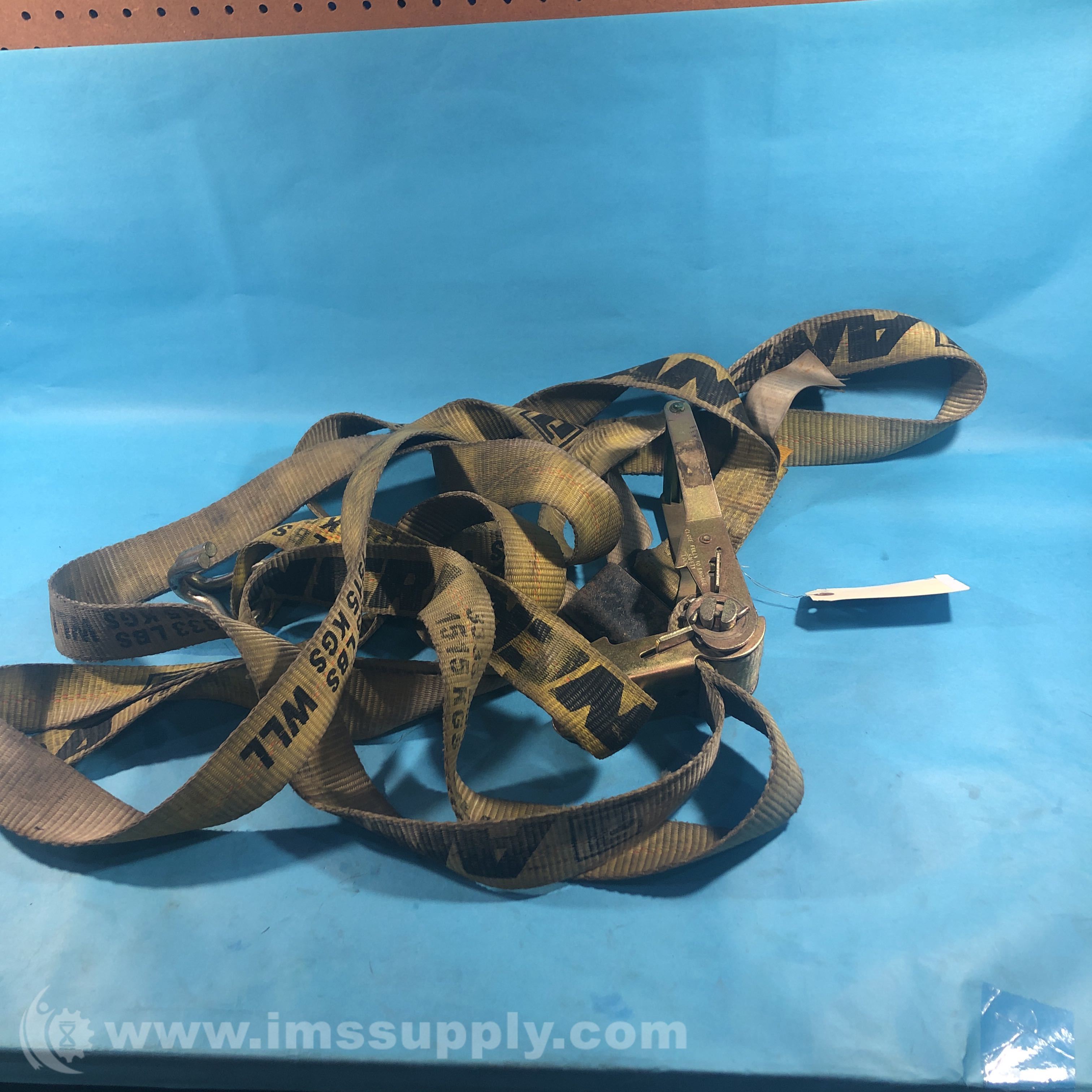 Ancra 45982-10 Ratchet Strap, Flat Hook, 2 x 27' - IMS Supply