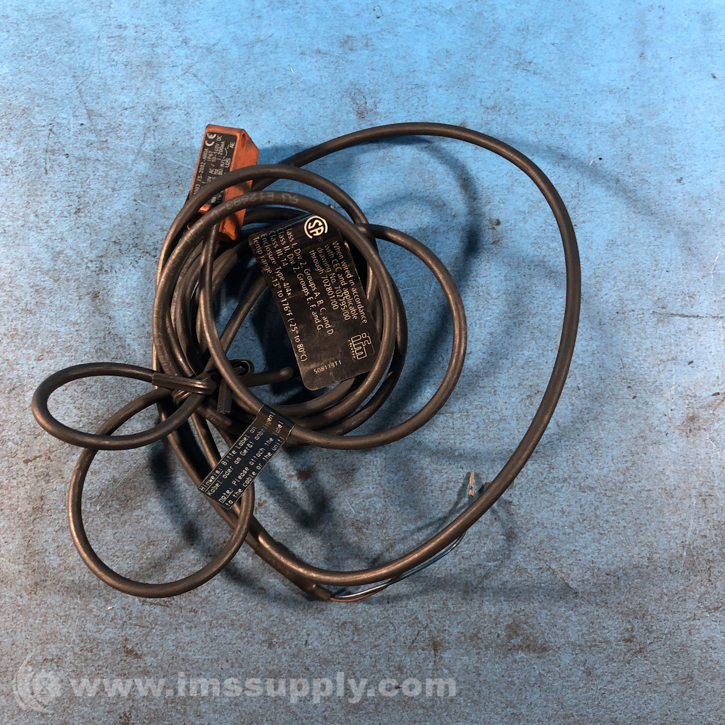 IFM Efector IS0003 Inductive Sensor - IMS Supply