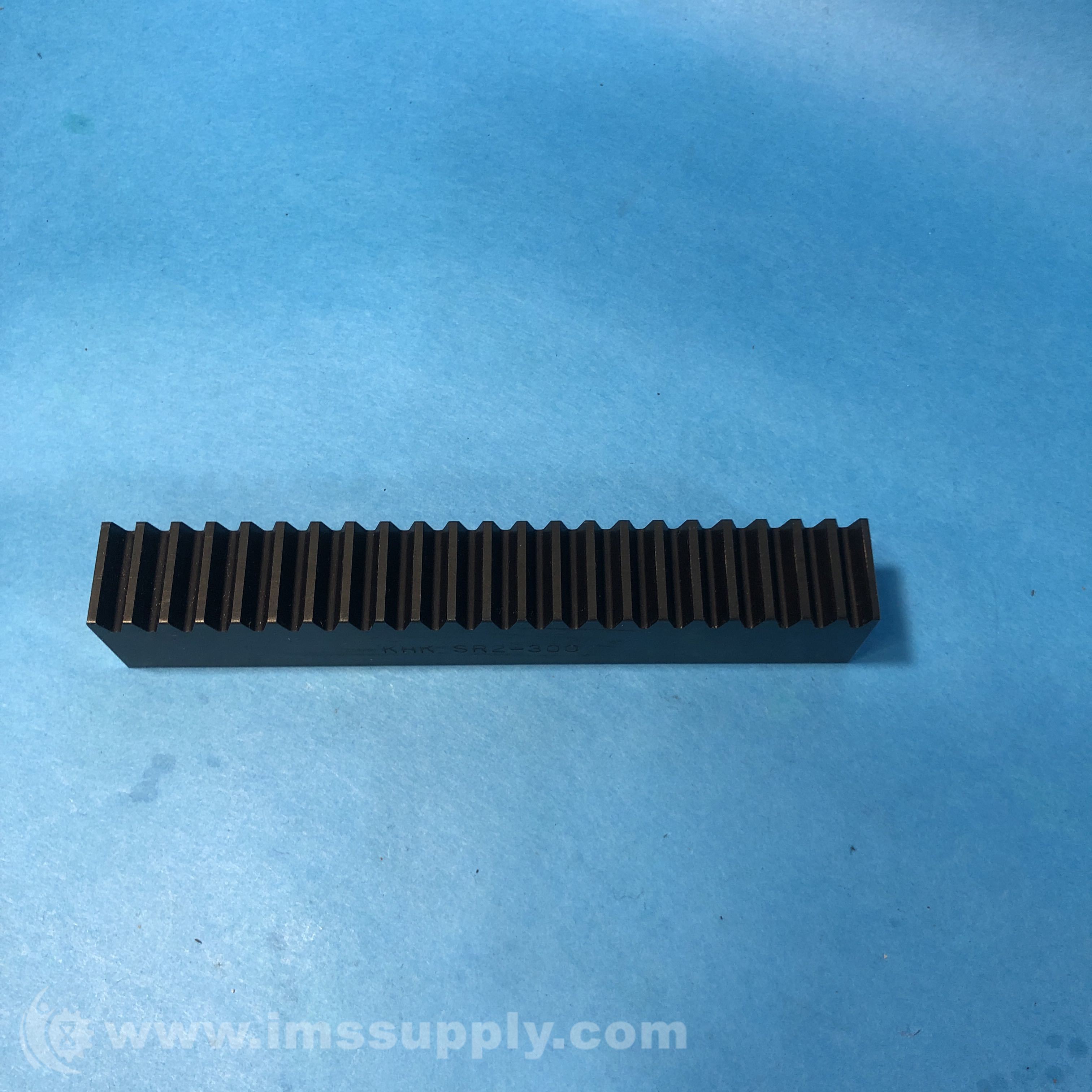 KHK Gears SR2-300 Carbon Steel Gear Rack, Module 2, 46 Tooth - IMS Supply