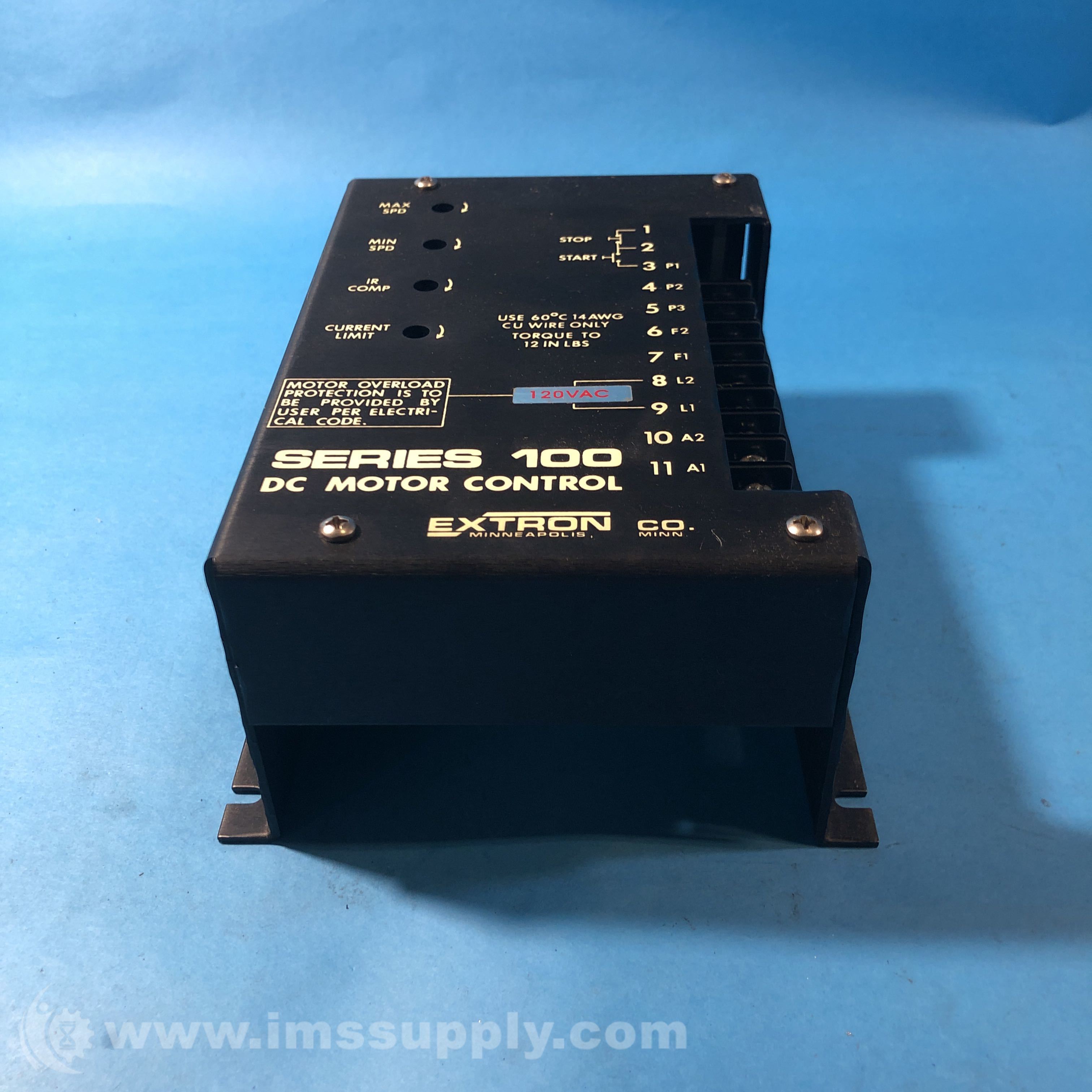 Extron 100-10 Servo Drive 1/8-3/4HP 115VAC 90ARM 100/50VDC - IMS Supply