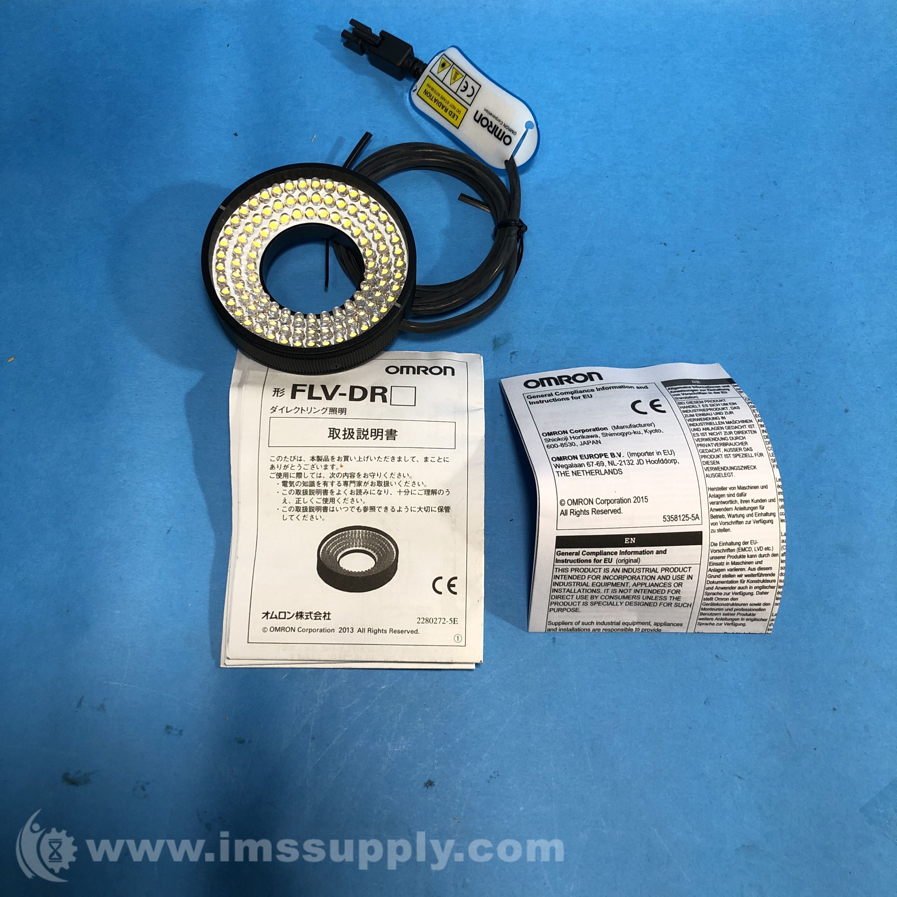Omron FLV-DR6615W Direct Ring White LED - IMS Supply