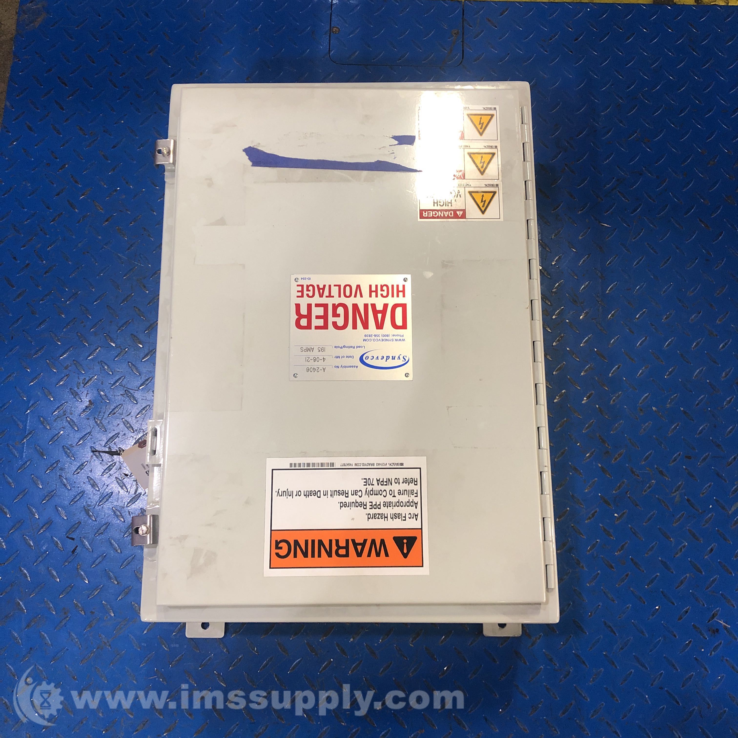Syndevco A-2406 Power Distribution Enclosure, 195 Amp - IMS Supply