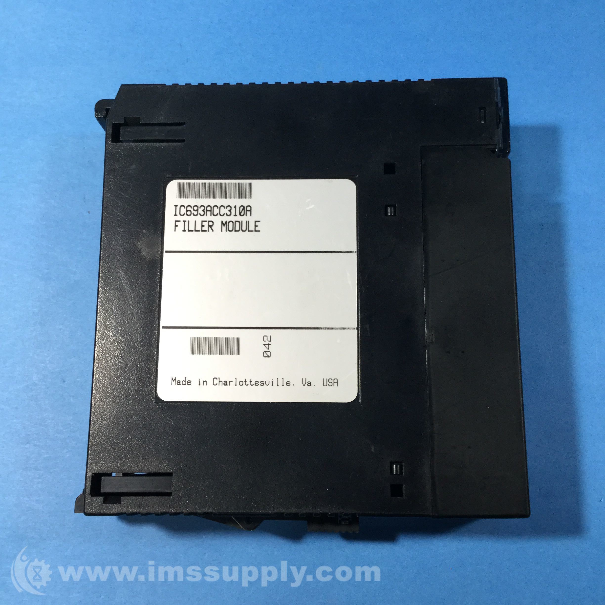 GE Fanuc IC693ACC310A Controller Filler Module, Blank Slot - IMS Supply