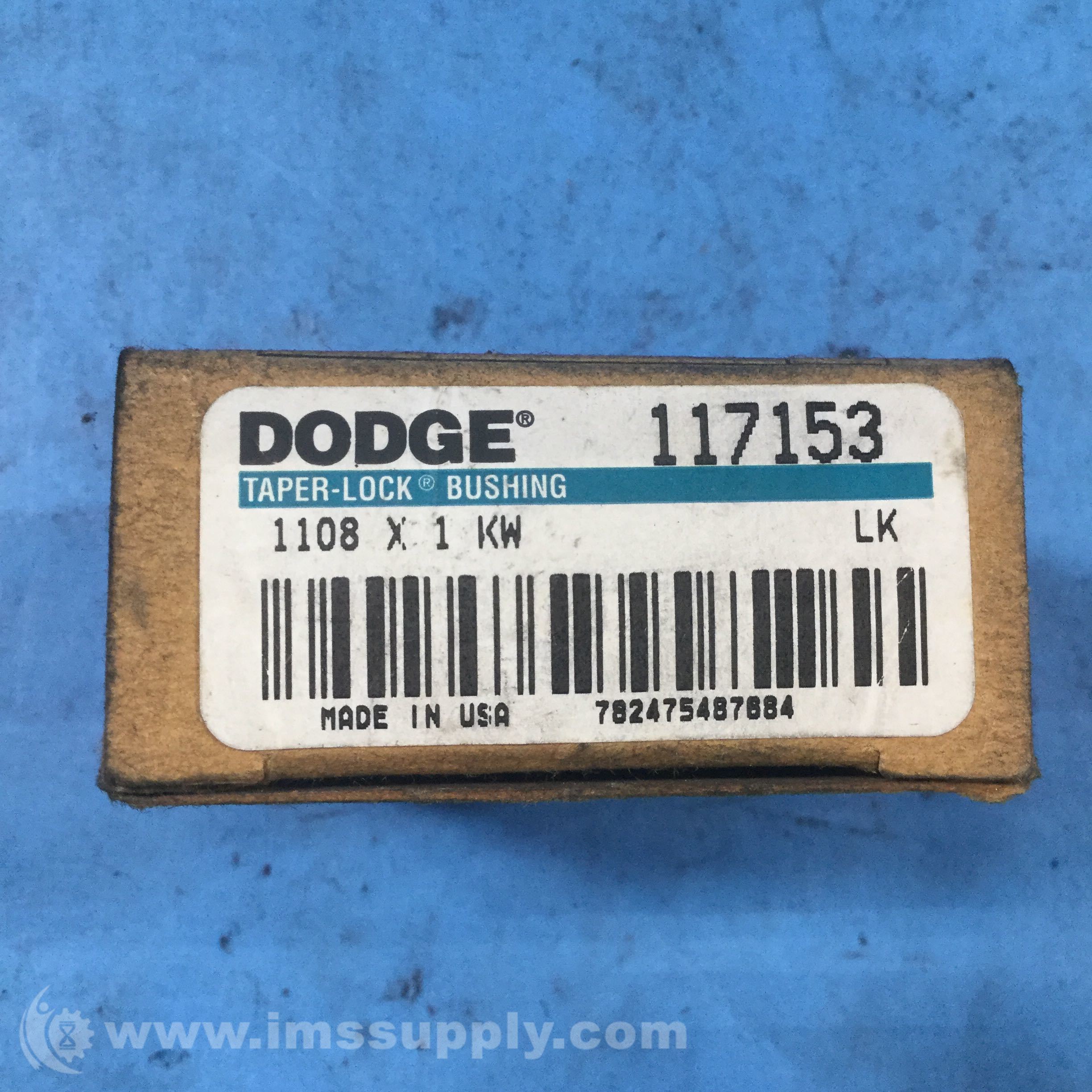 Dodge 117153 Taper-Lock Bushing, 1108 Series - IMS Supply