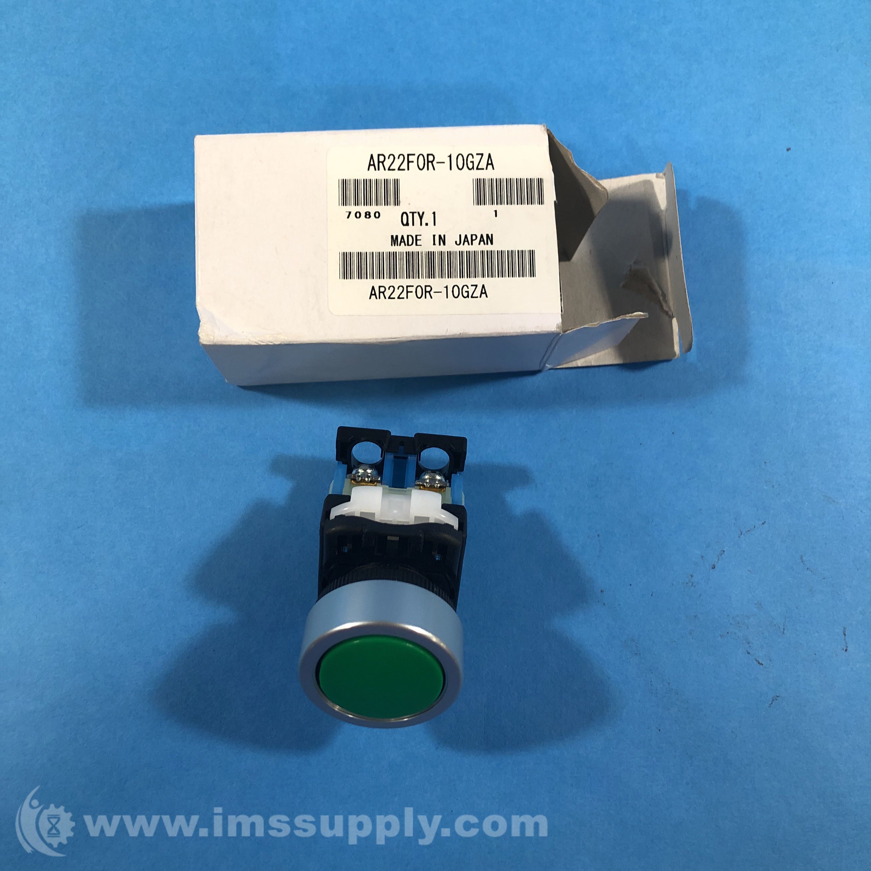 Fuji Electric AR22F0R-10GZA 22mm Momentary Pushbutton - IMS Supply