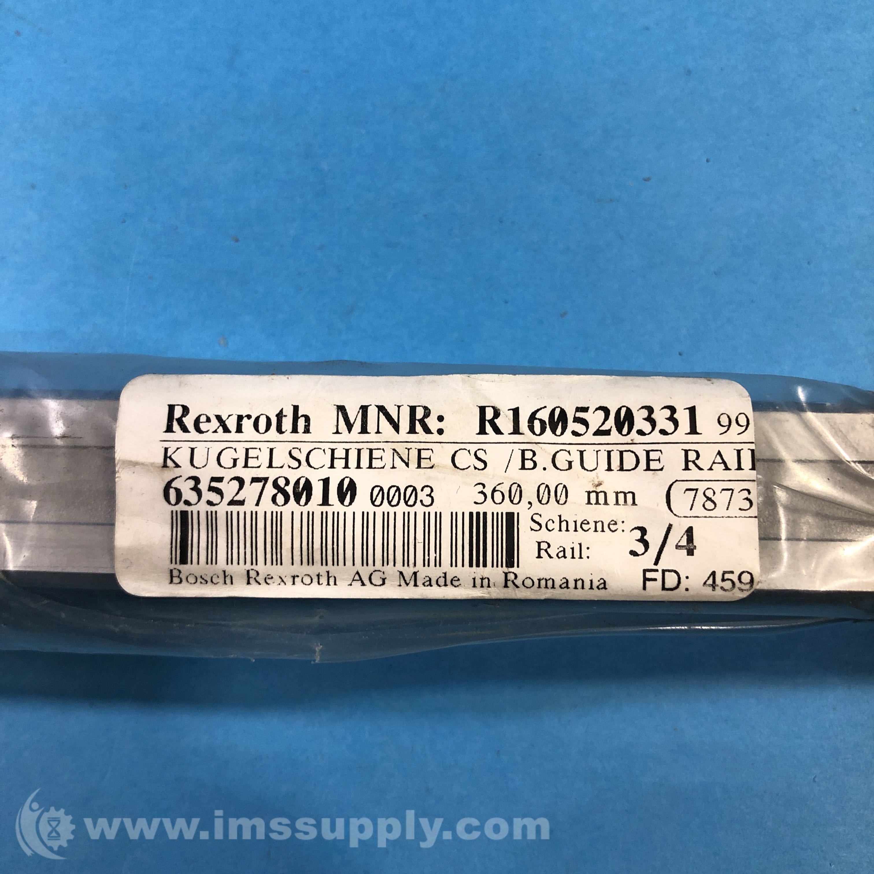 Rexroth R160520331 Linear Ball Rail - IMS Supply