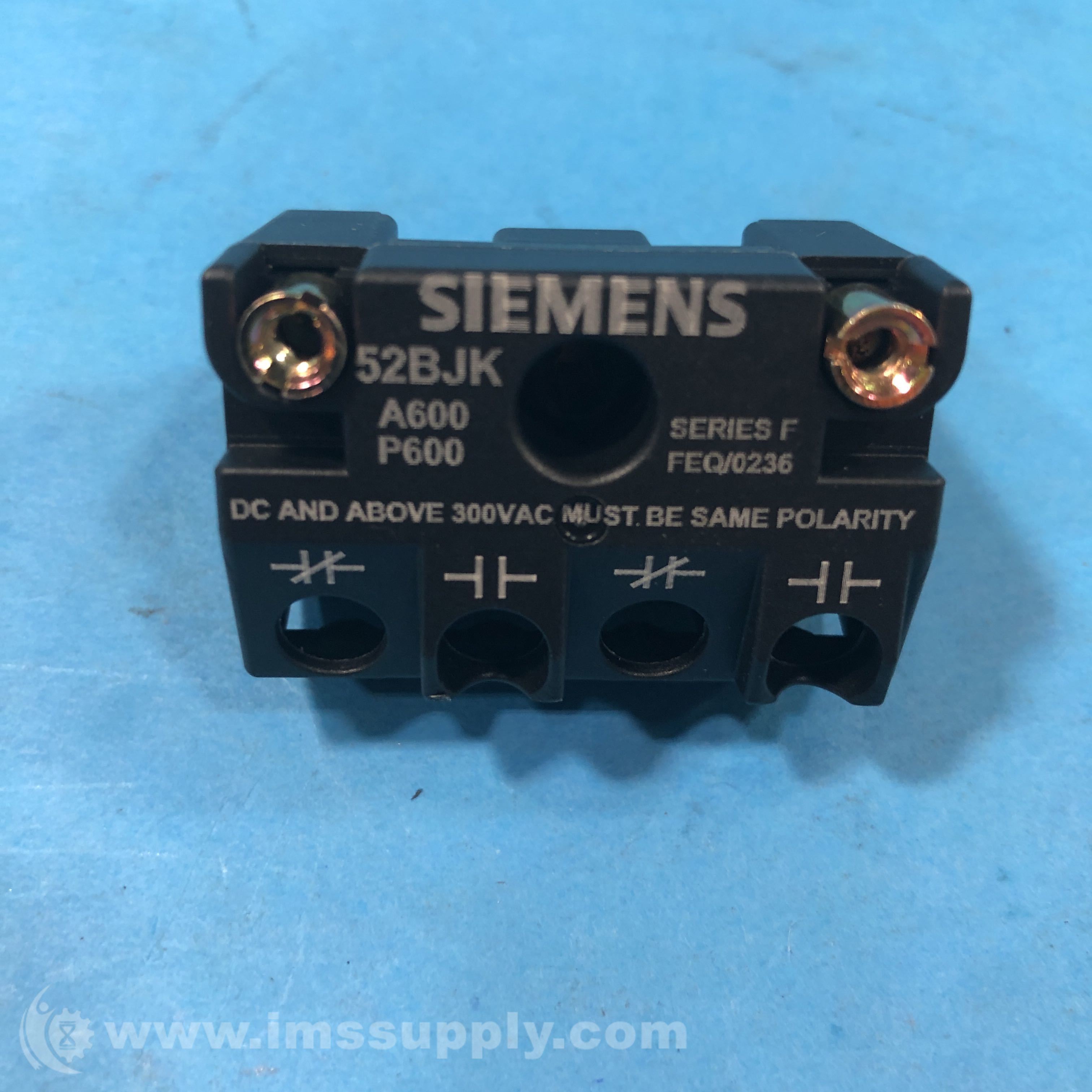 Siemens 52BJK Contact Block - IMS Supply