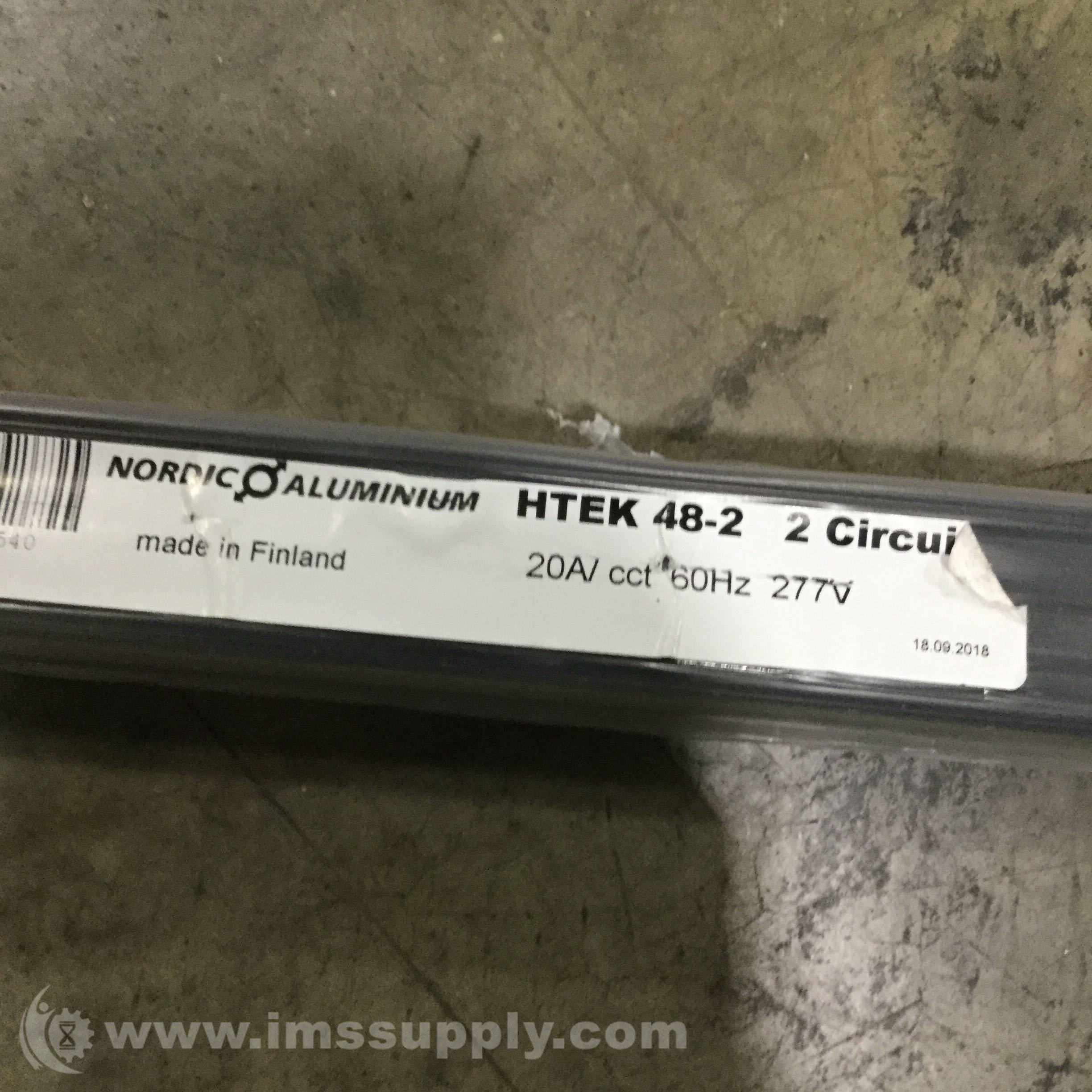 Nordic Aluminum Htek 48-2 2 Circuit Blk 8 Ft-surface Mount Track - IMS ...