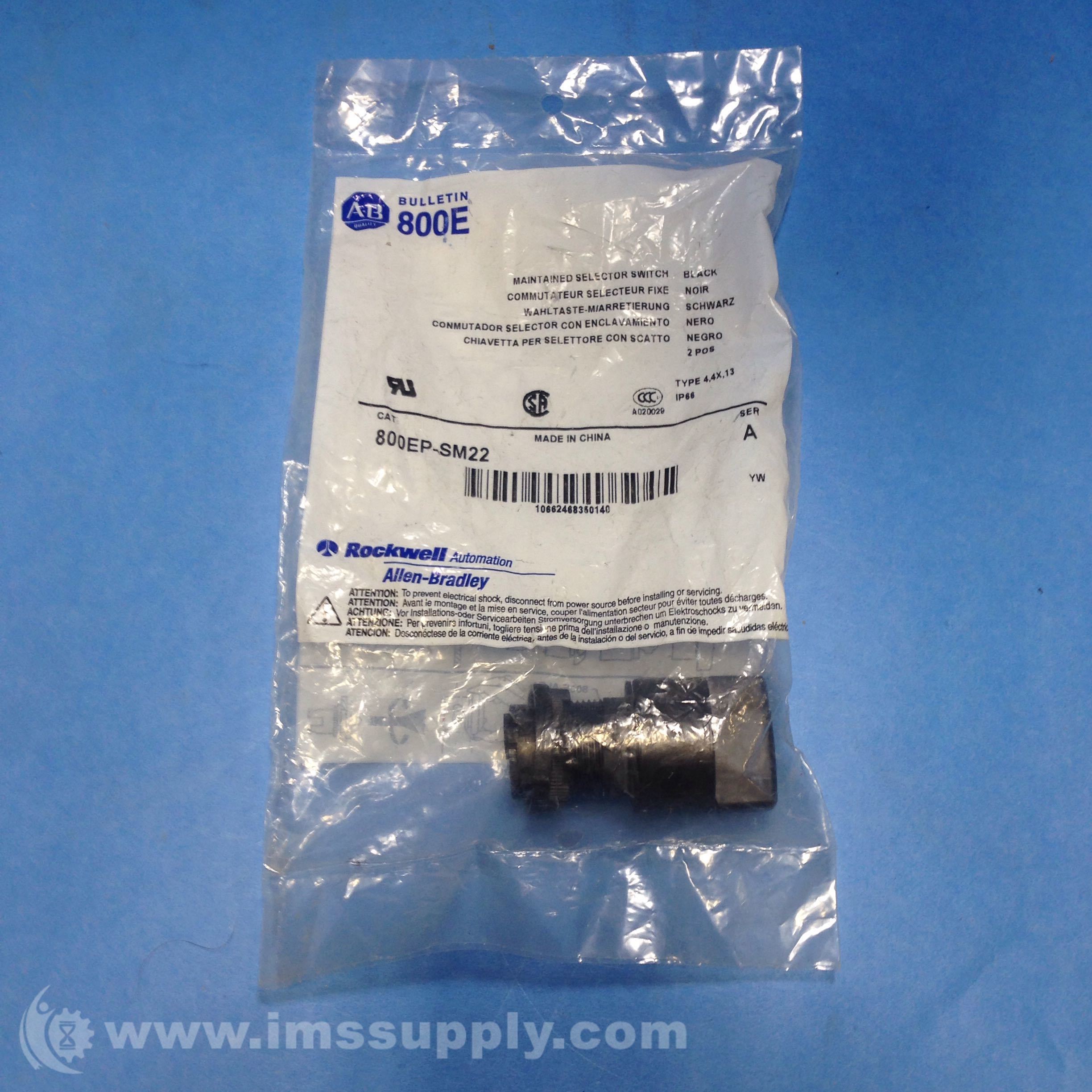 Allen Bradley 800EP-SM22 Selector Switch - IMS Supply