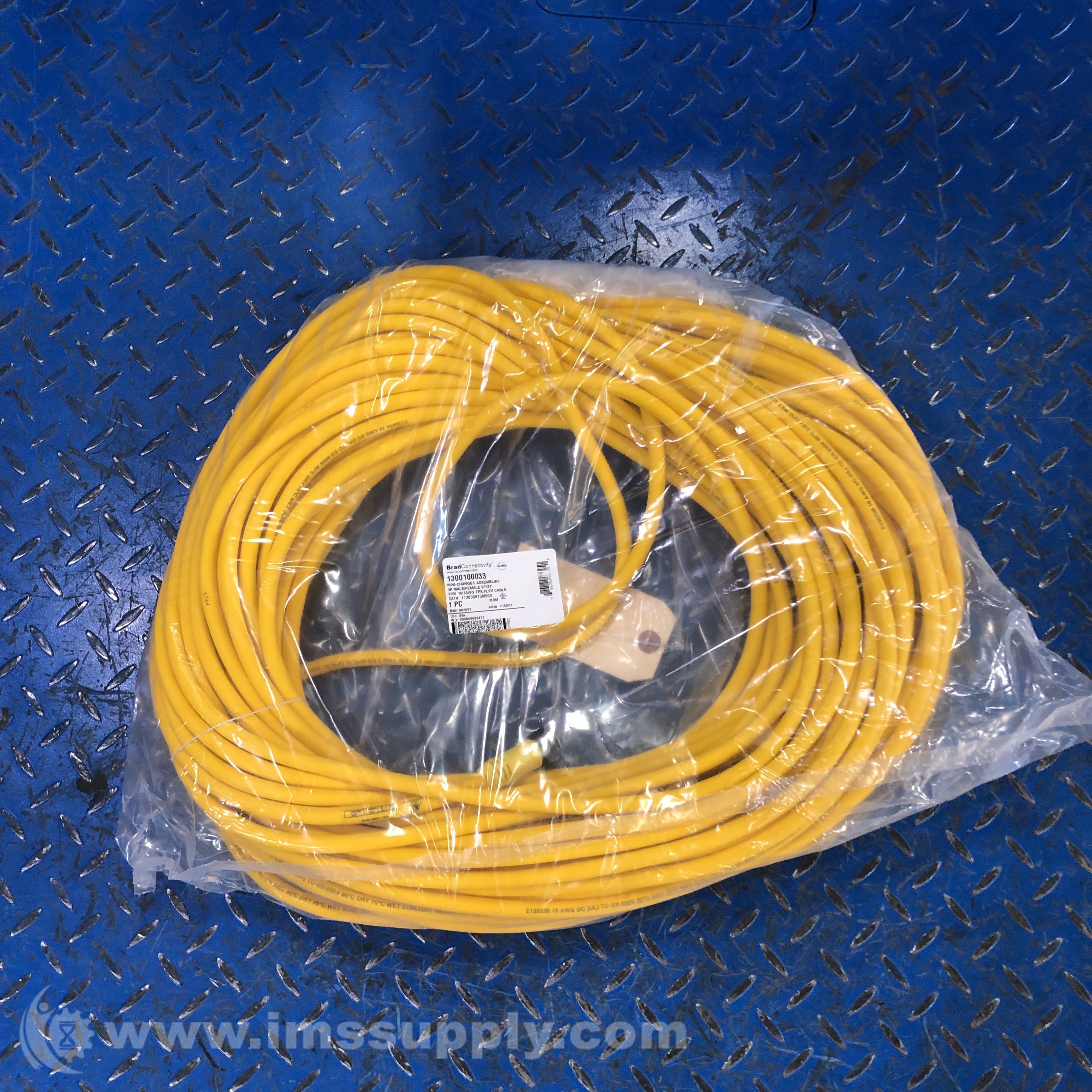Molex 1300100033 Mini-Change A-Size Double-Ended Cordset - IMS Supply