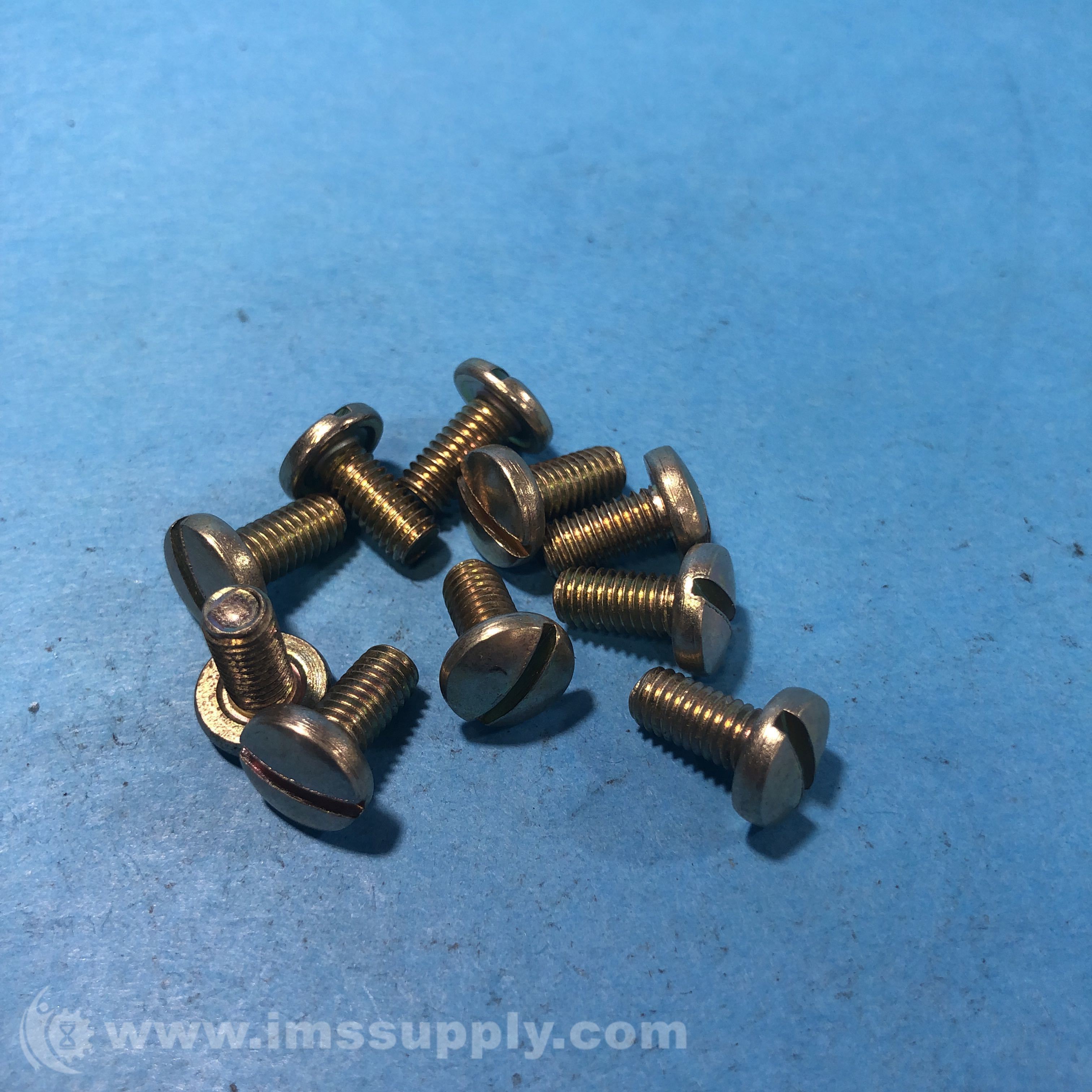 Set of 10 Binding Head Slotted Screws, 1'' LG - IMS Supply