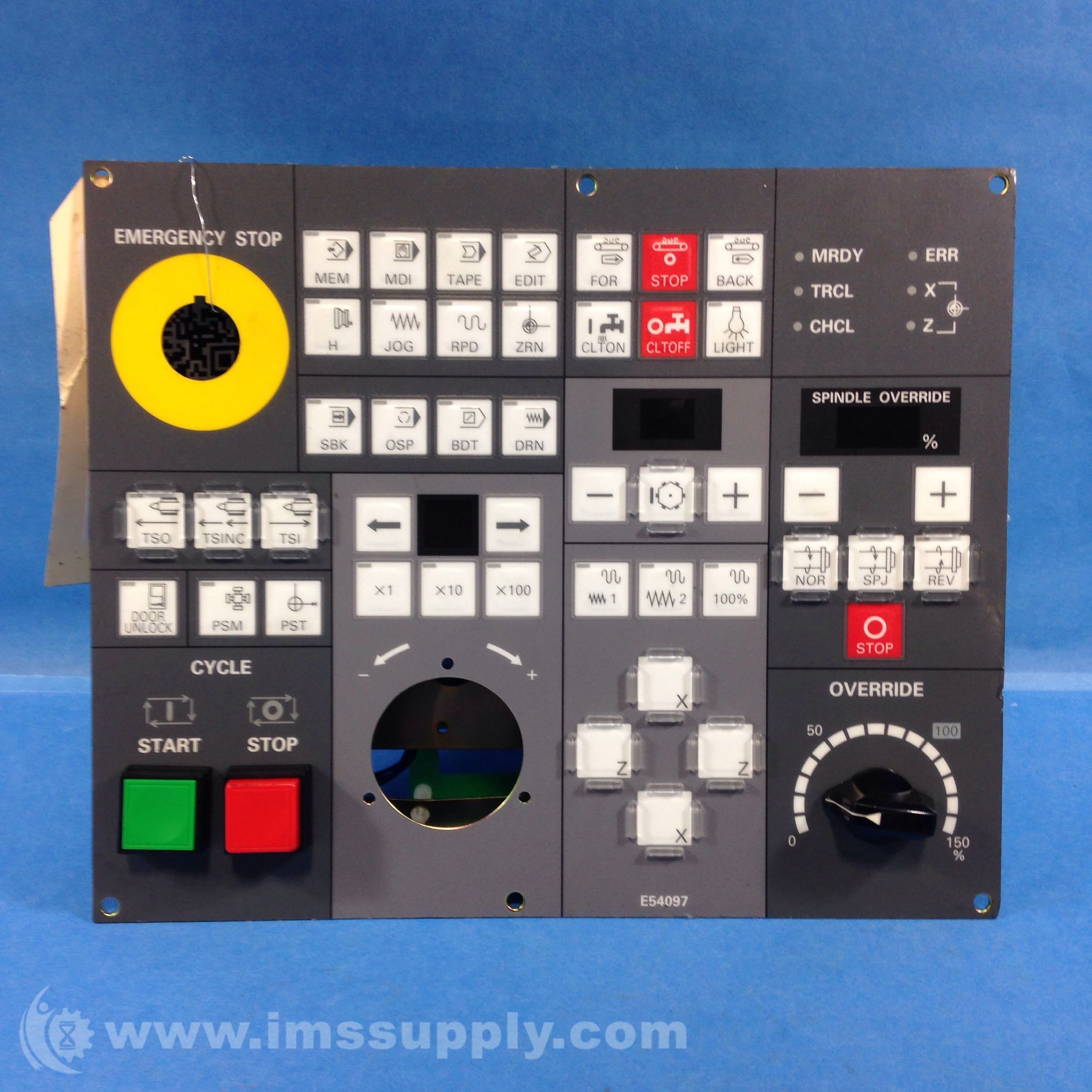 Idec E76097A02 CNC Operation Control Panel, E54145A03 - IMS Supply