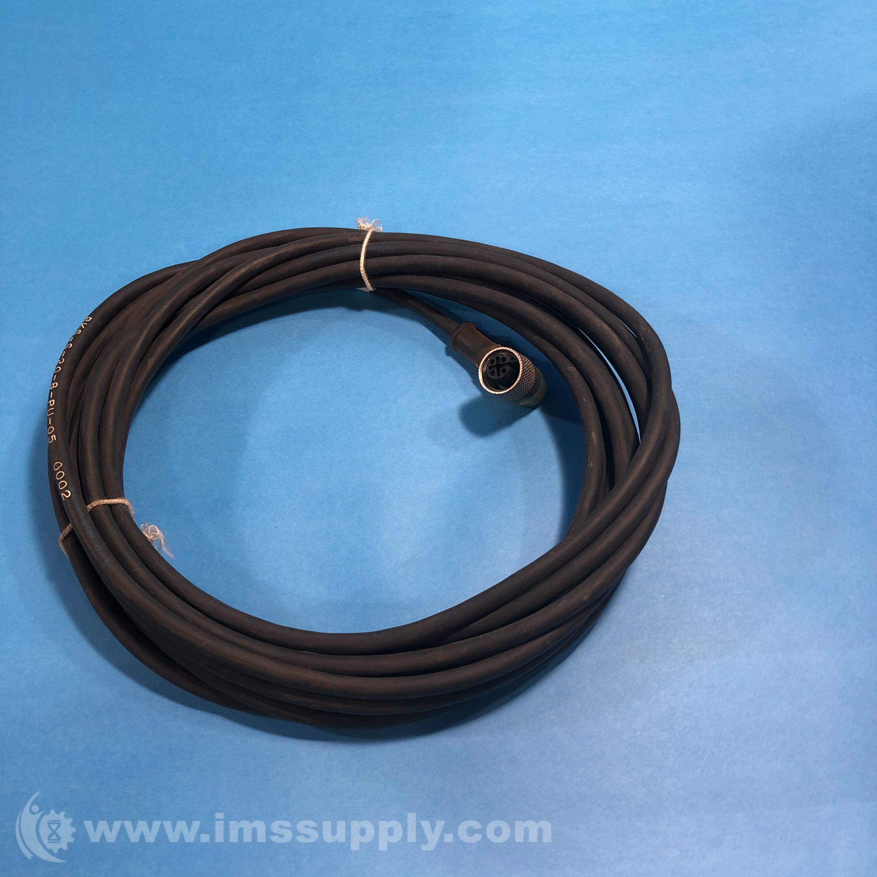 Balluff BKS-S20-8-PU-05 Cable Cordset, 5m Cable - IMS Supply