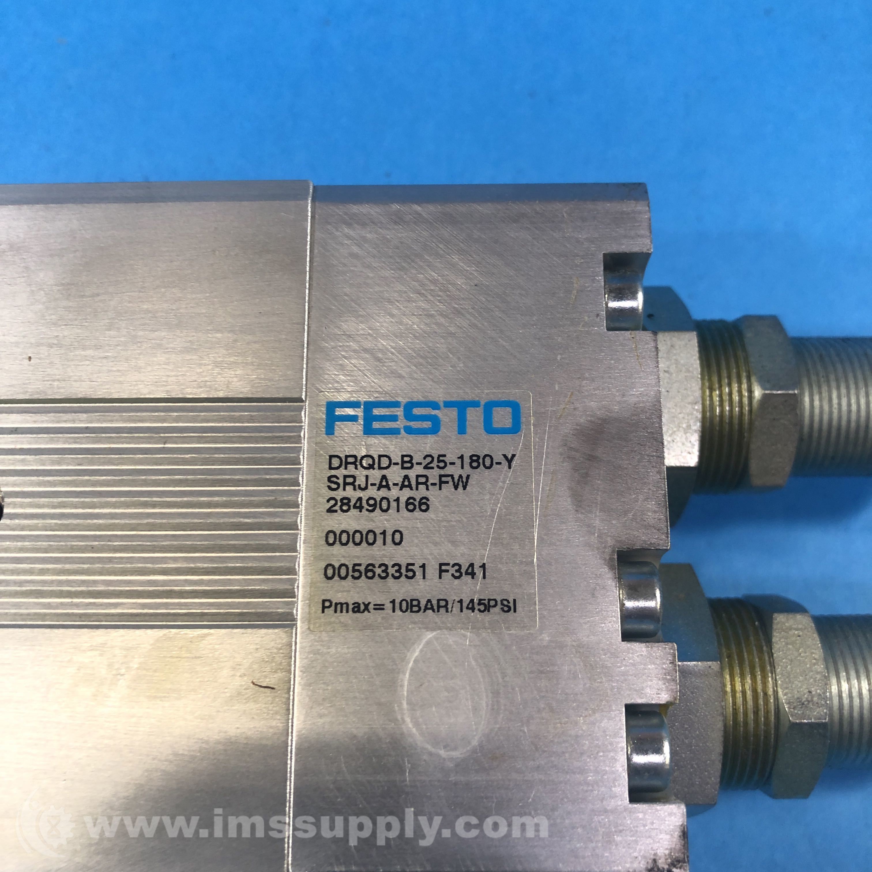 Festo DRQD-B-25-180-Y-SRJ-A-AR-FW Rotary Actuator - IMS Supply