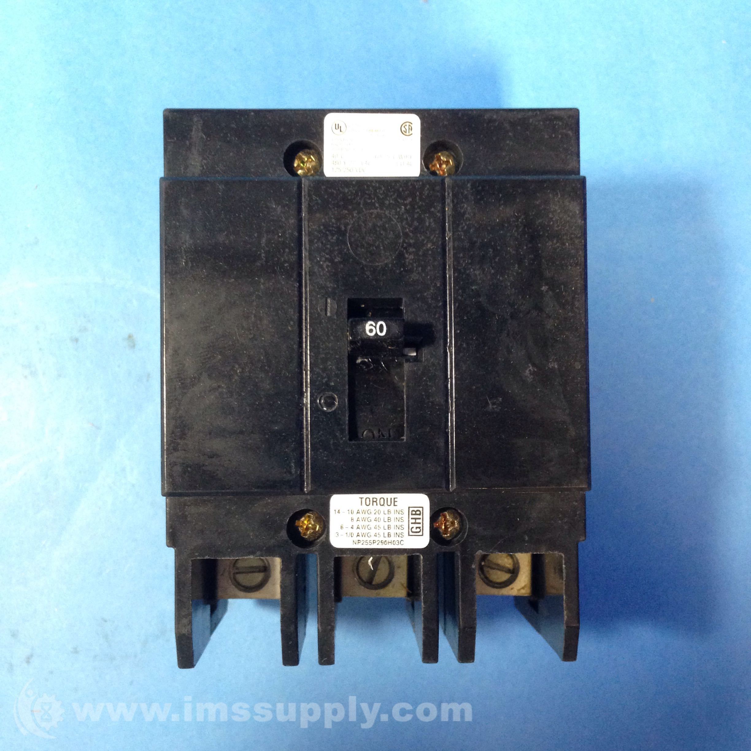 Cutler Hammer GHB3060 Circuit Breaker - IMS Supply