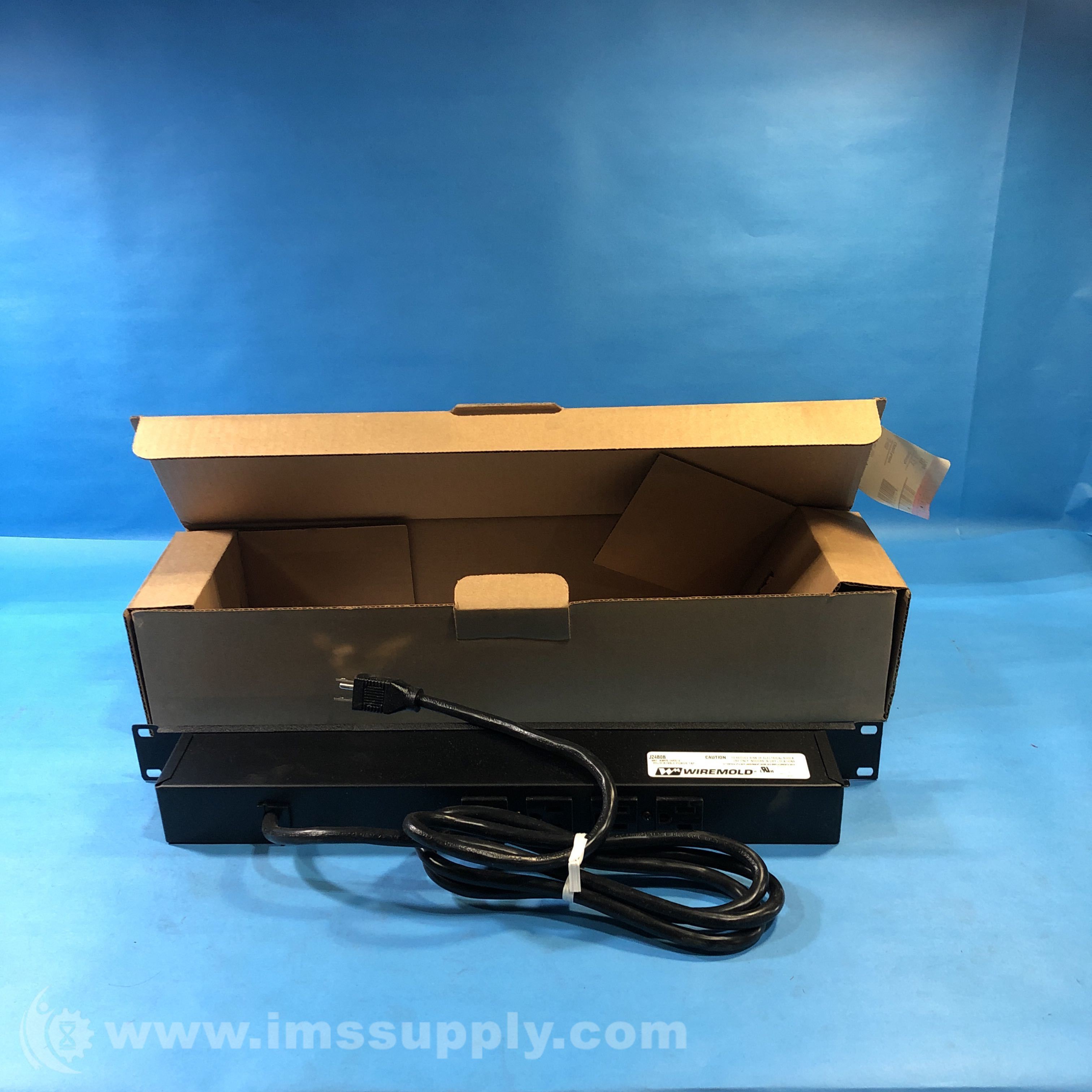 Wiremold J24B0B Relocatable Power Tap with 6ft Cord - IMS Supply