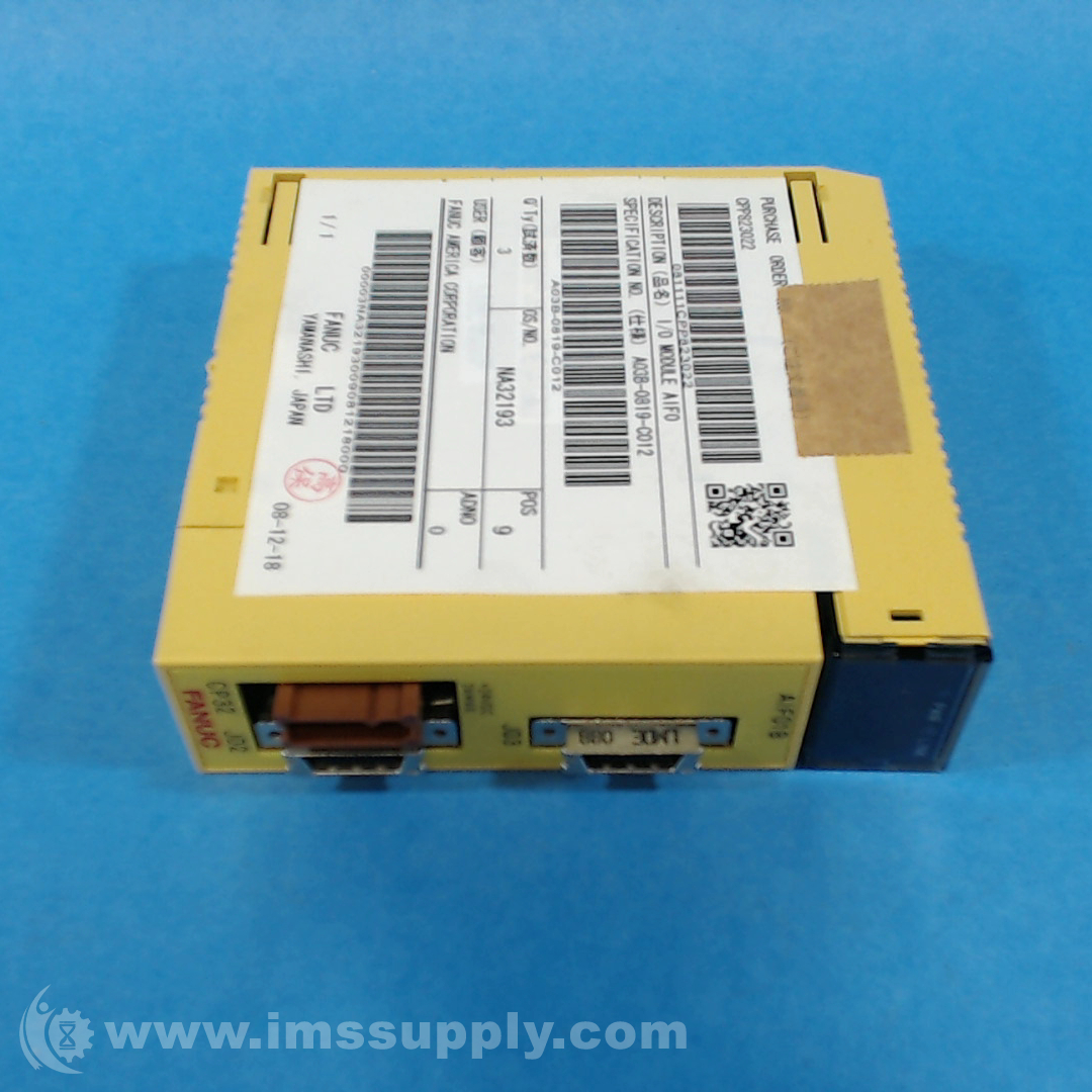 Fanuc A03B-0819-C012 I/O Module AIFO - IMS Supply